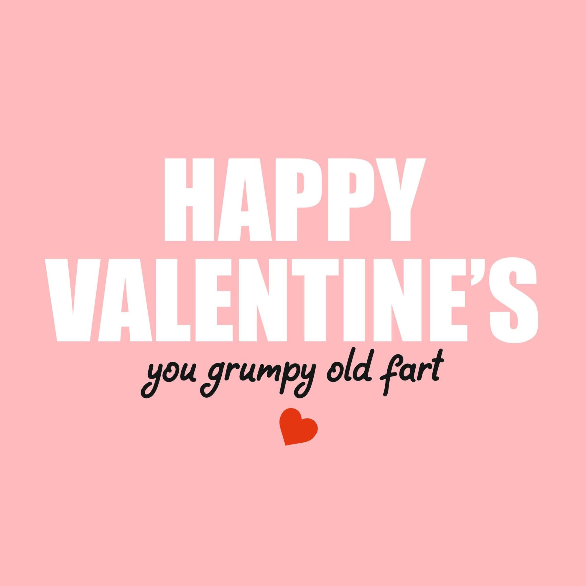 Happy Valentine's You Old Fart Confetti-exploding Greetings Card – Boomf