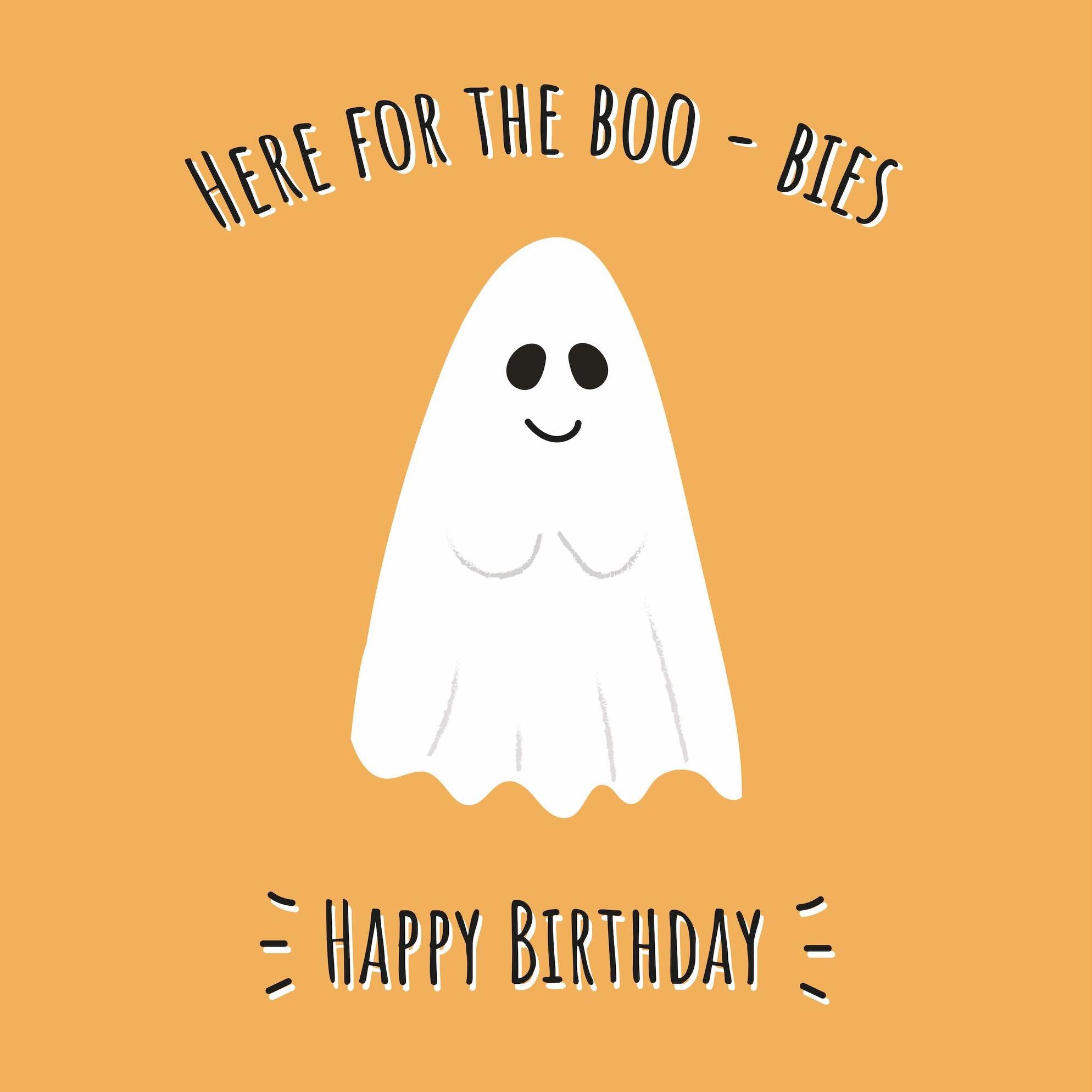 Boo-bies Halloween Confetti-exploding Greetings Card – Boomf