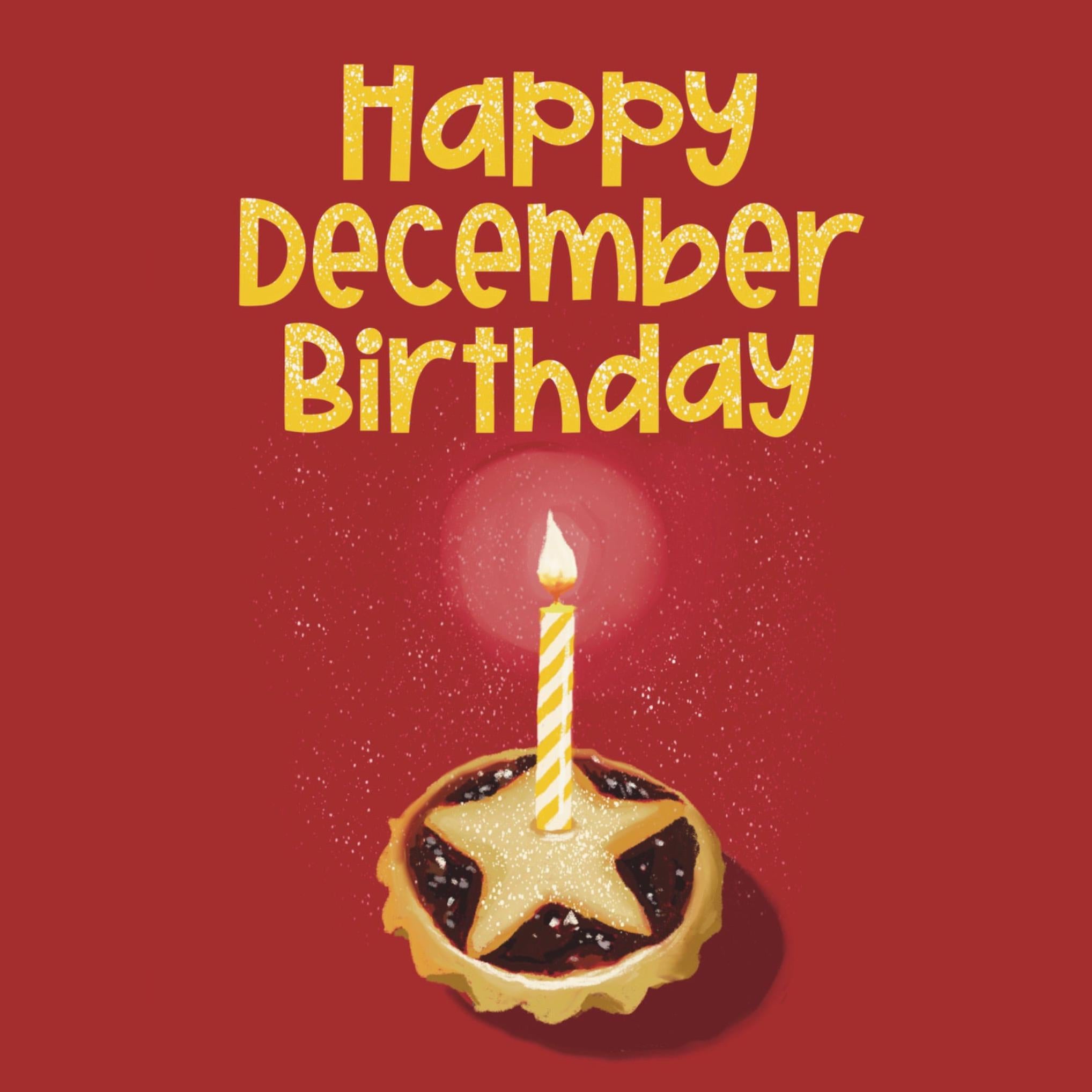 Happy December Birthday Confetti-exploding Greetings Card – Boomf