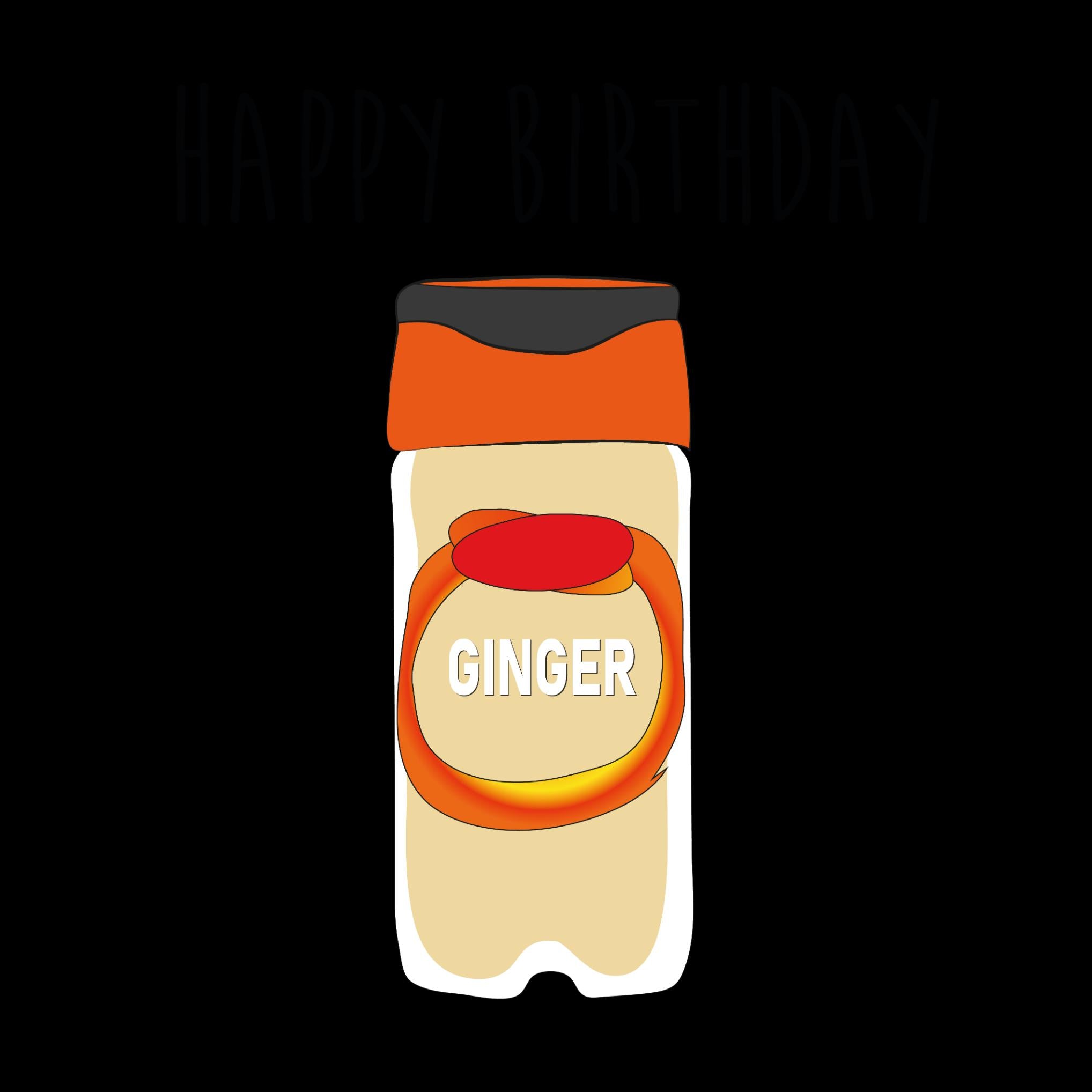 Happy Birthday Ginger Confetti-exploding Greetings Card – Boomf