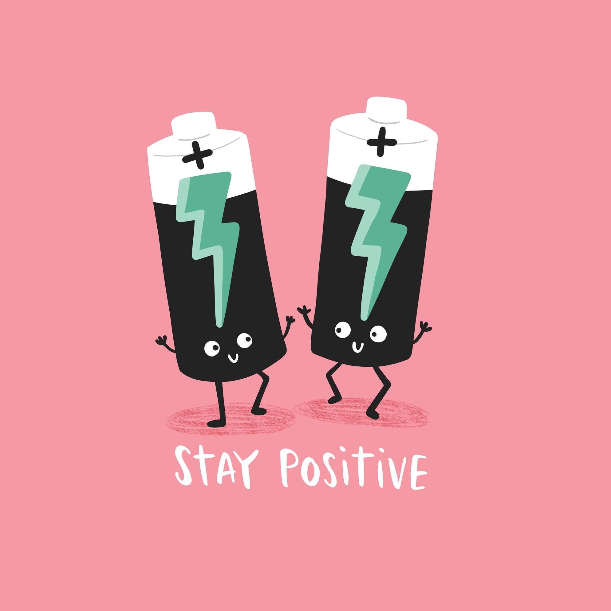 Stay Positive Confetti-exploding Greetings Card – Boomf