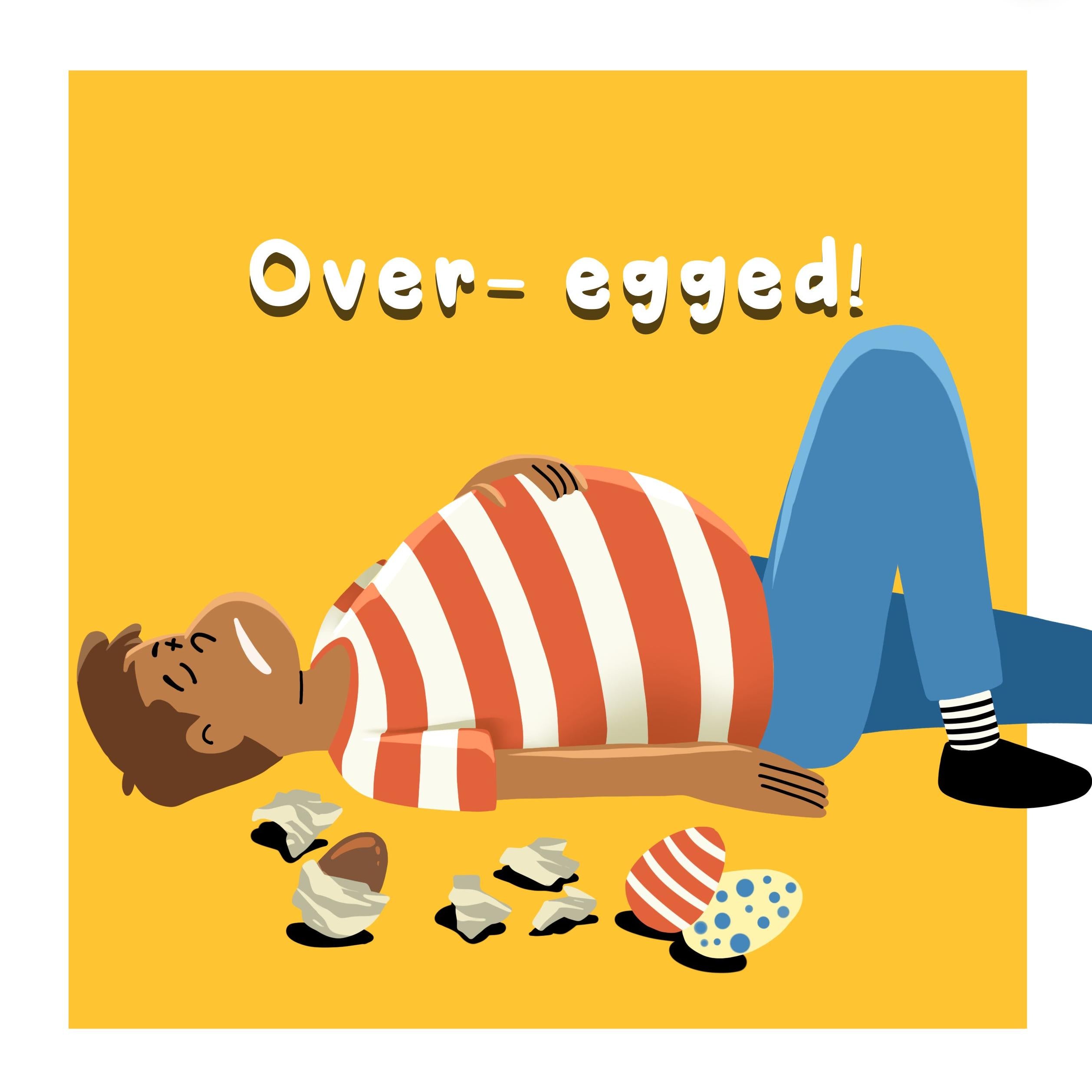 Over-Egged Easter Confetti-exploding Greetings Card – Boomf