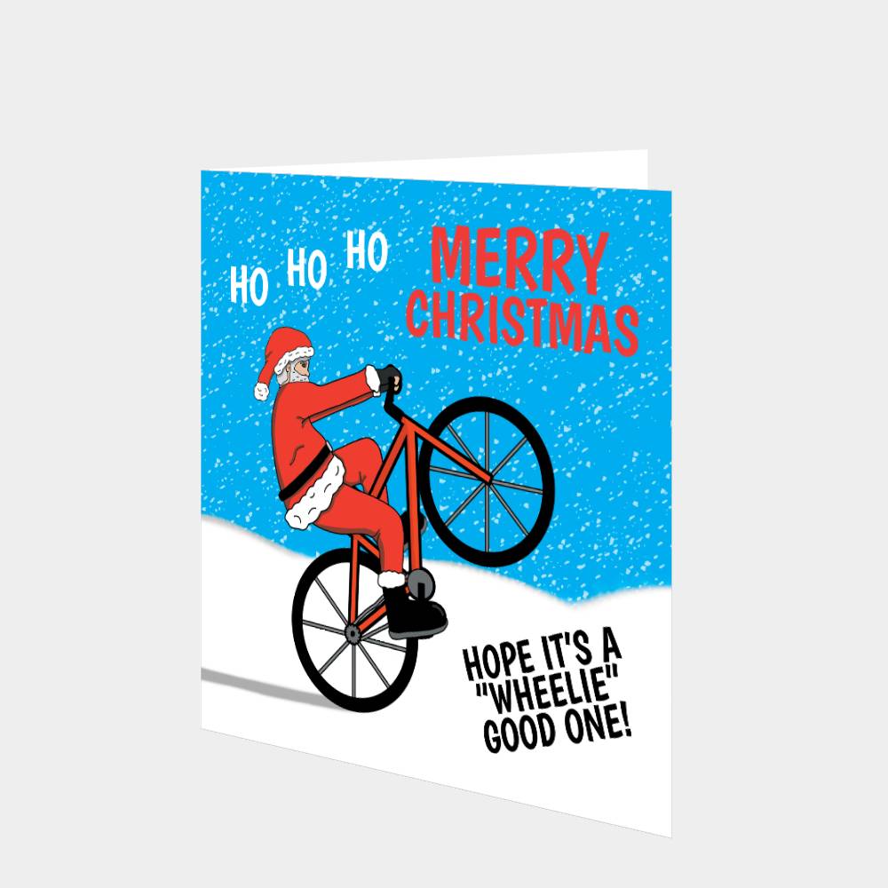 Wheelie Good Christmas Card – Boomf