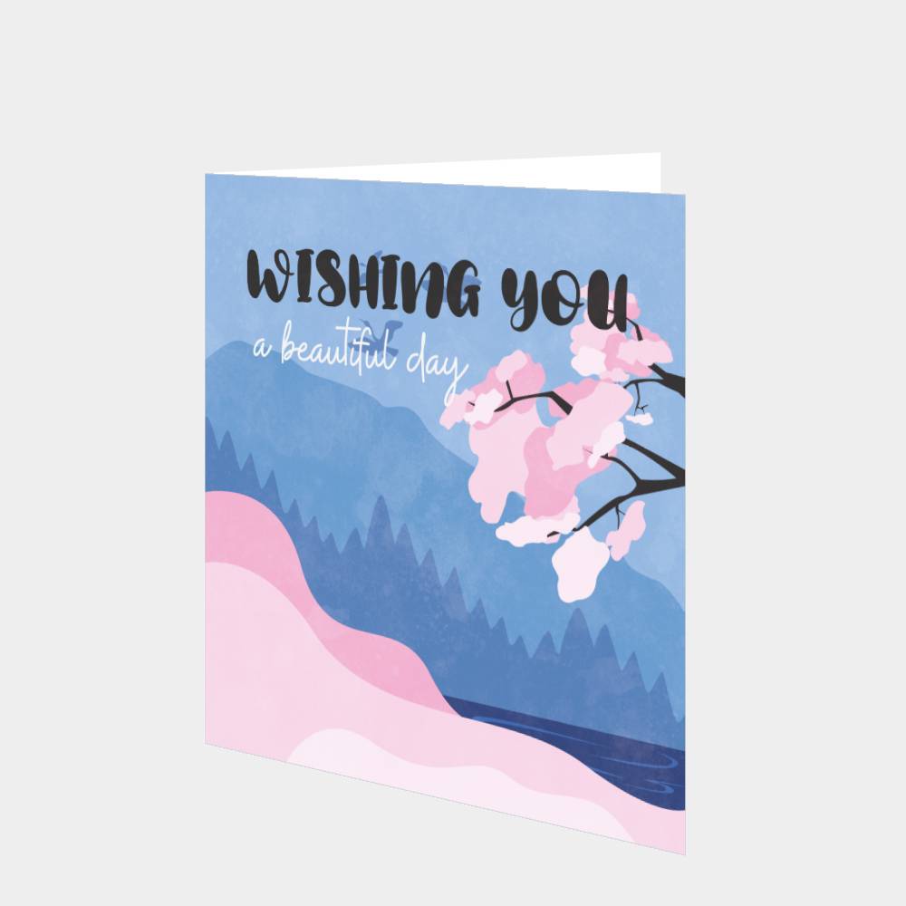 Wishing You A Beautiful Day Card – Boomf