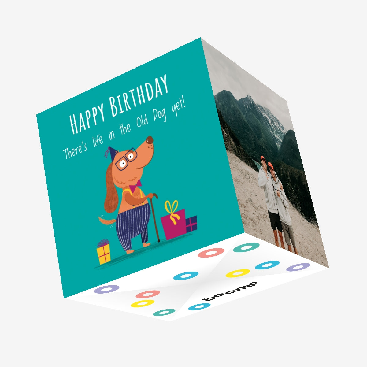 Life In The Old Dog Yet Birthday Confetti-exploding Greetings Card – Boomf