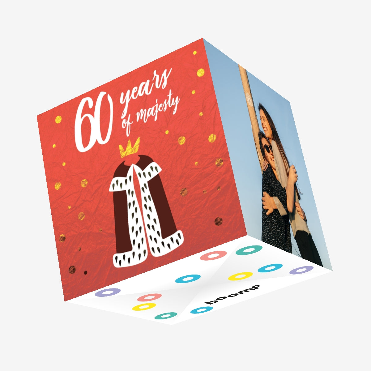 60 Years Of Majesty Confetti-exploding Greetings Card – Boomf