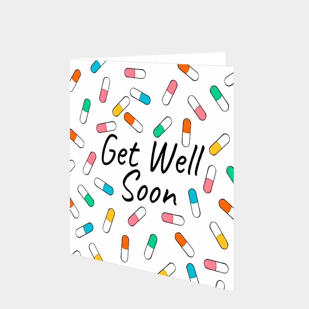 Get Well Soon Pills Card – Boomf