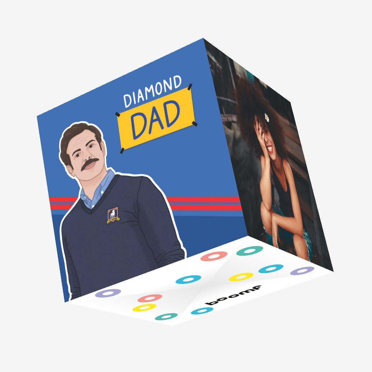 Diamond Dad Ted Lasso Birthday Confetti-exploding Greetings Card – Boomf