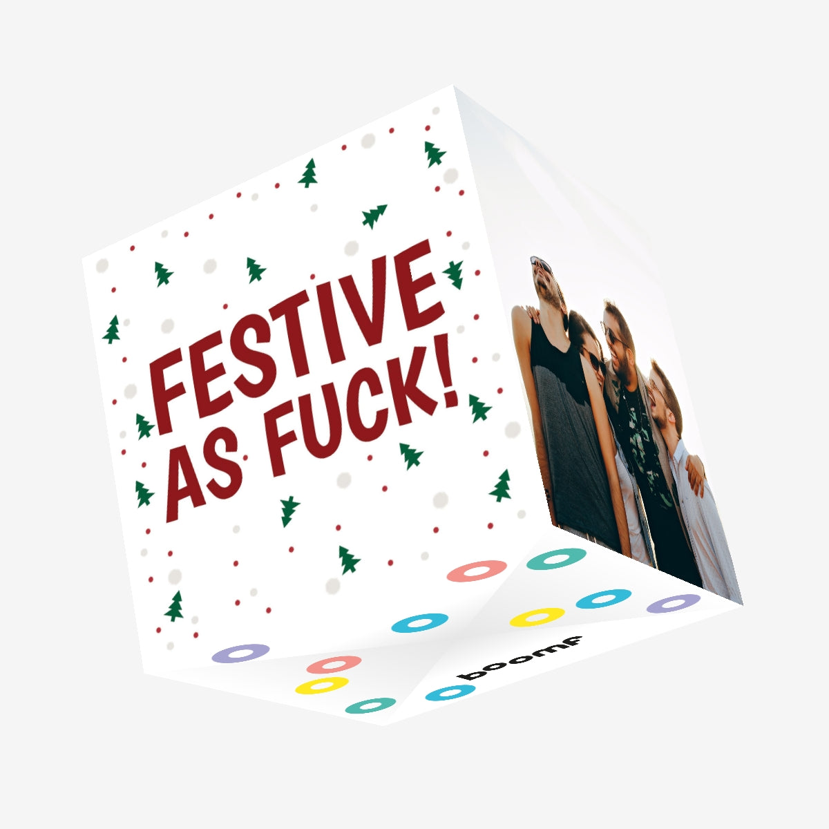 Festive As F**k Christmas Confetti-exploding Greetings Card – Boomf