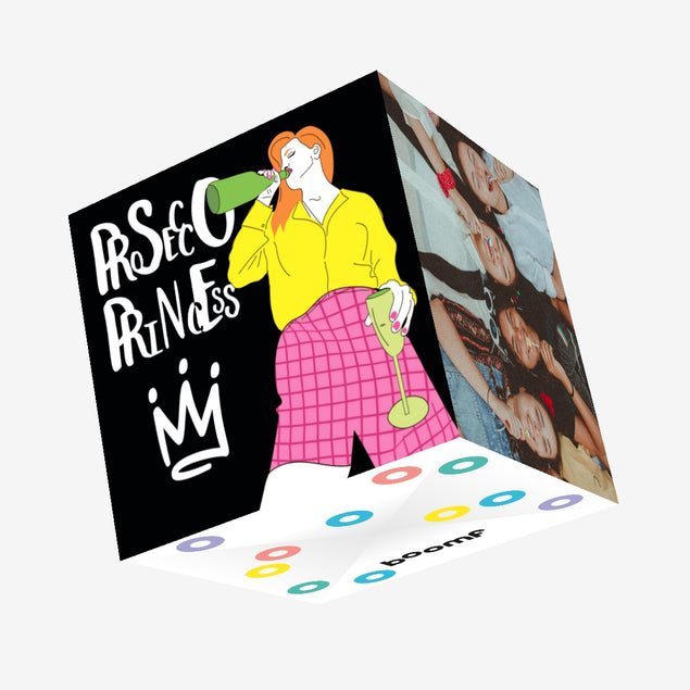 Prosecco Princess Confetti-exploding Greetings Card – Boomf