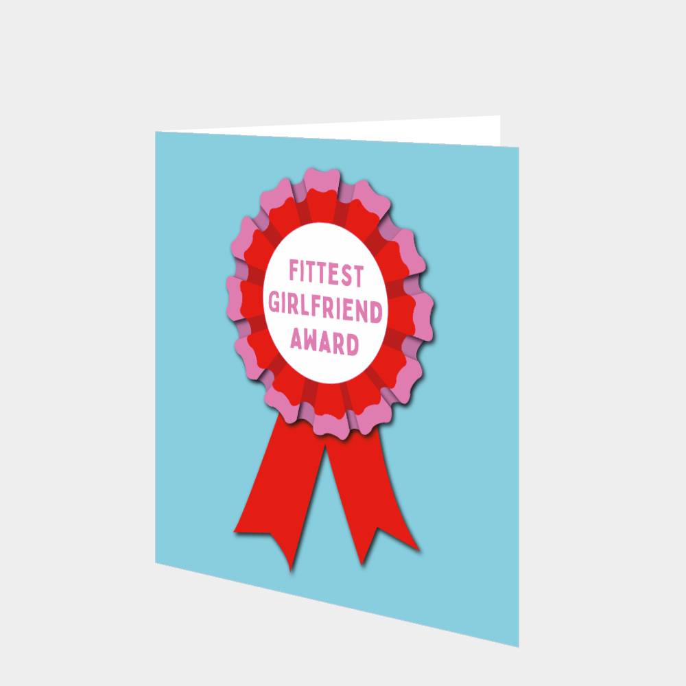 Fittest Girlfriend Award Card – Boomf