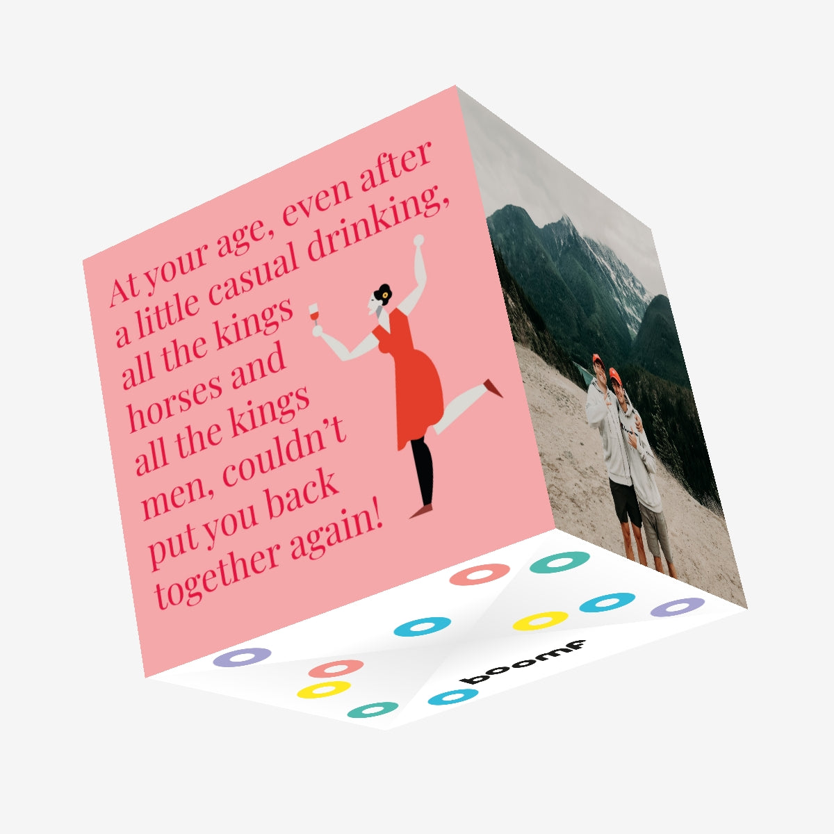 Can't Be Put Back Together Again Confetti-exploding Greetings Card – Boomf