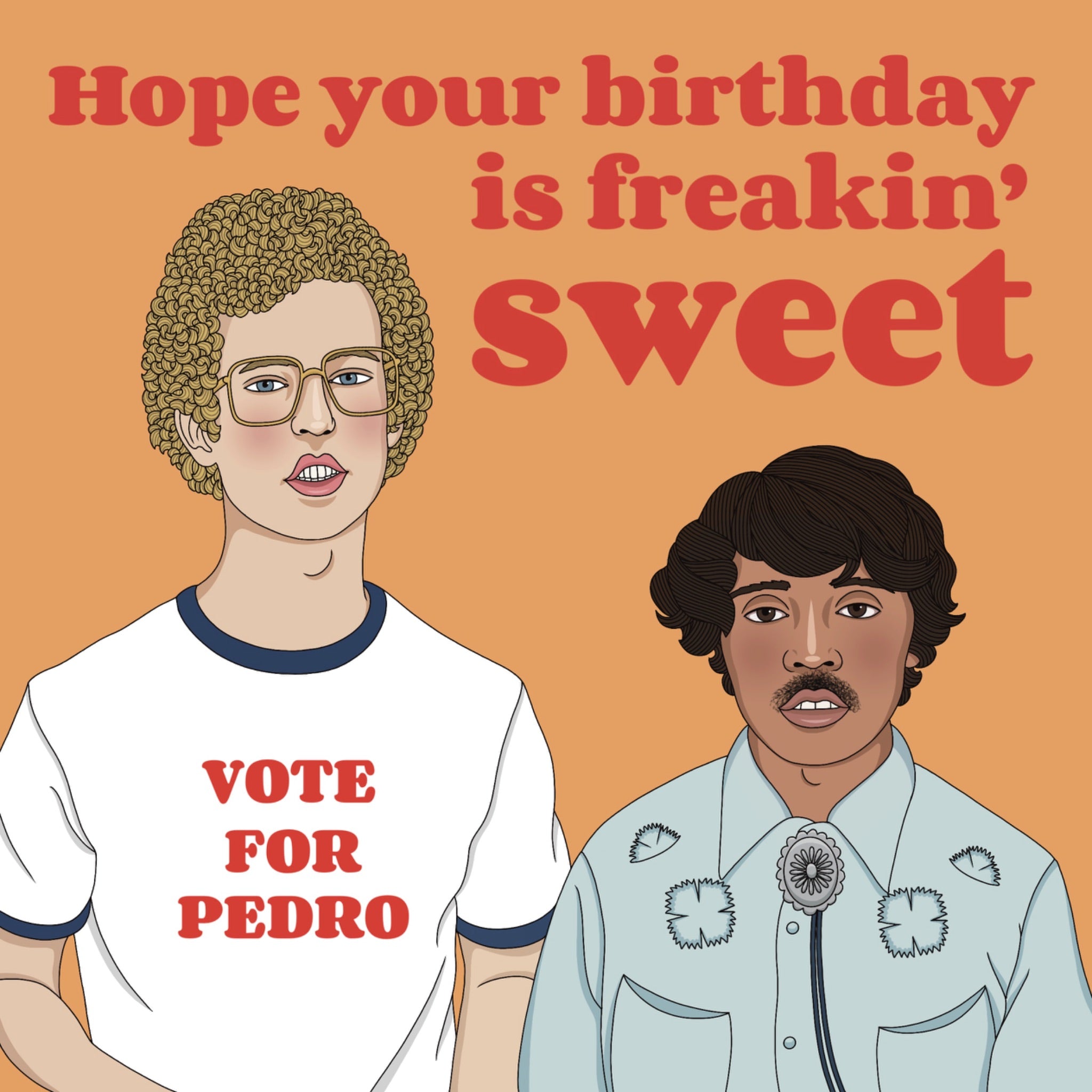 Napoleon Dynamite Sweet Birthday Card – Boomf
