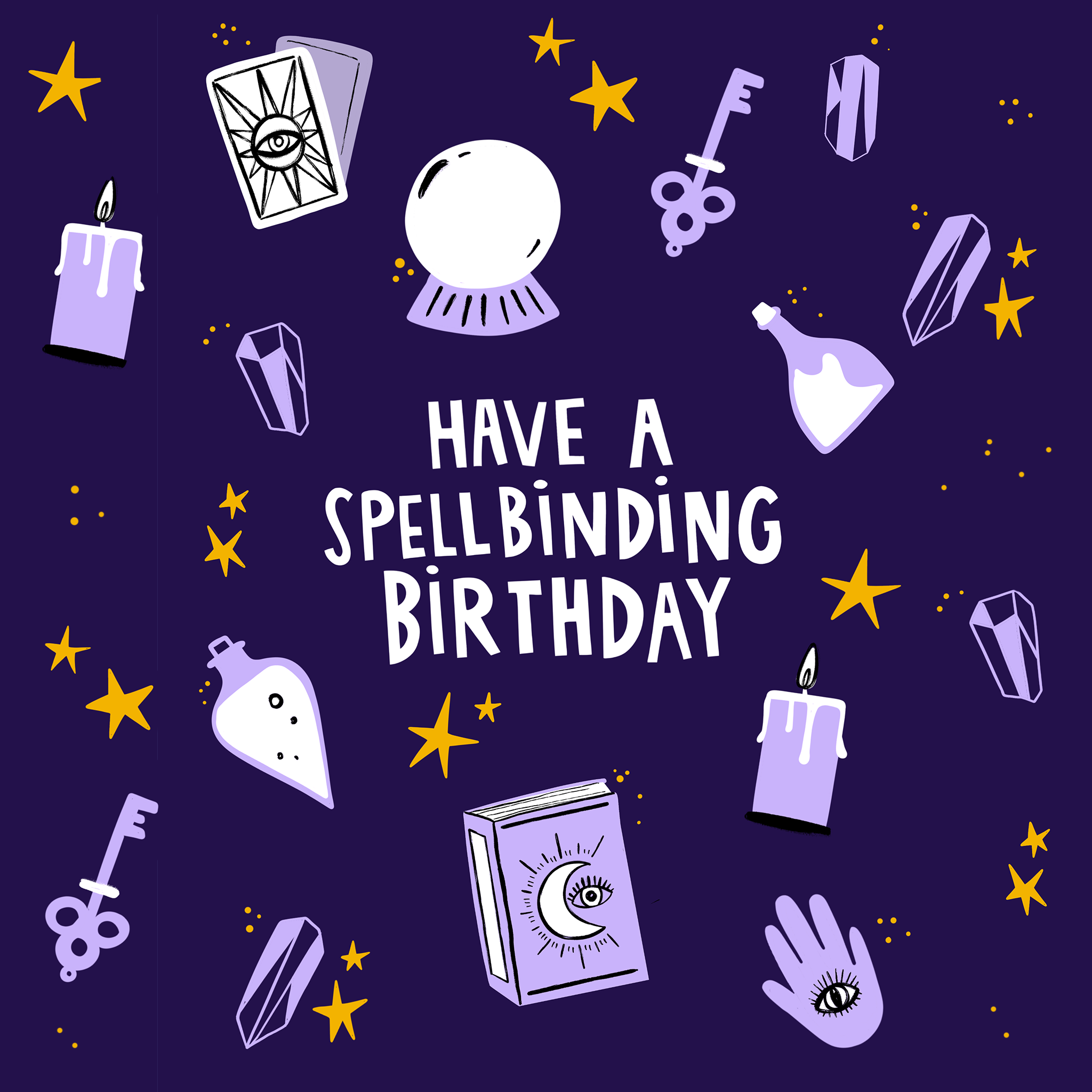 Spellbinding Magic Birthday Card – Boomf