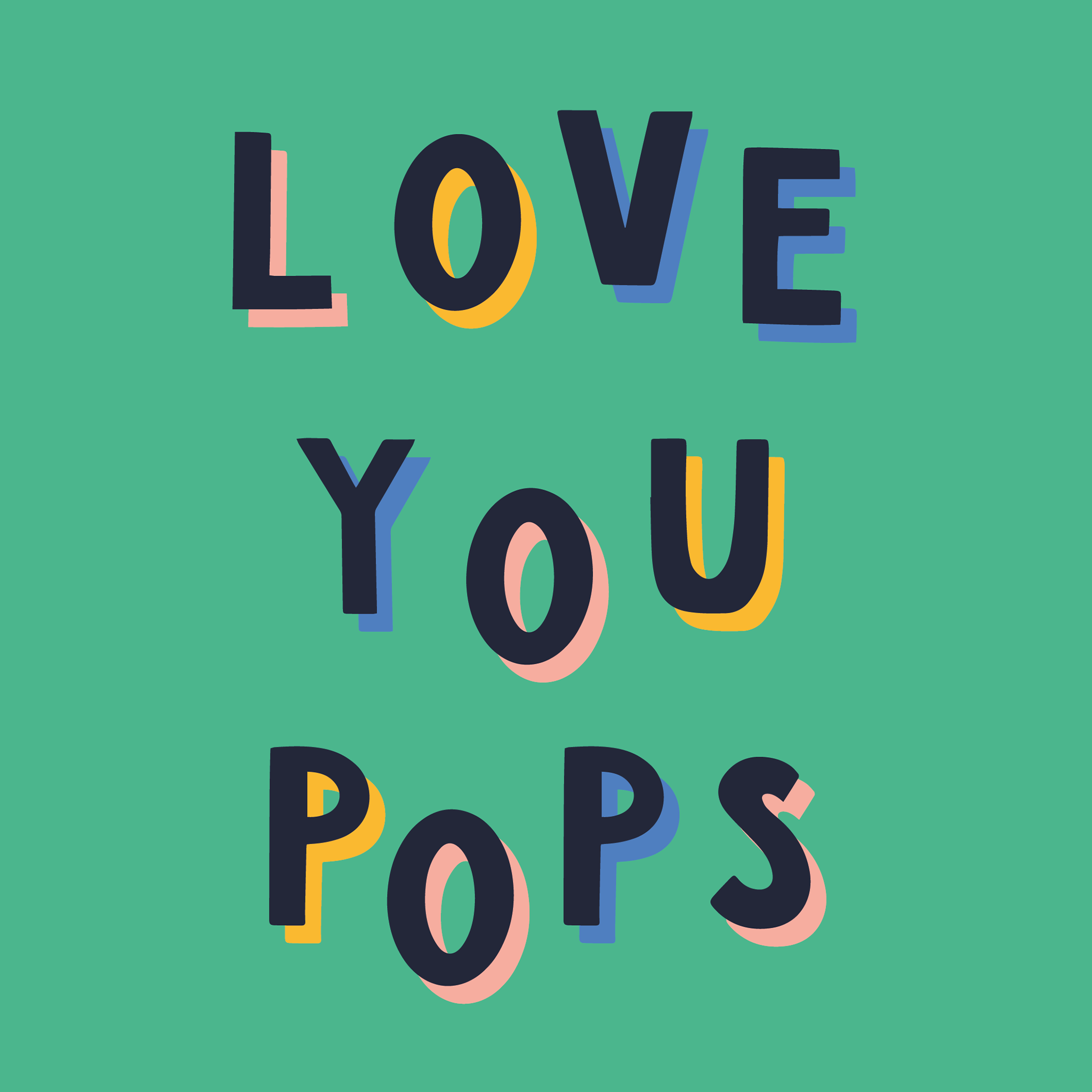 Love You Pops Father's Day Card – Boomf
