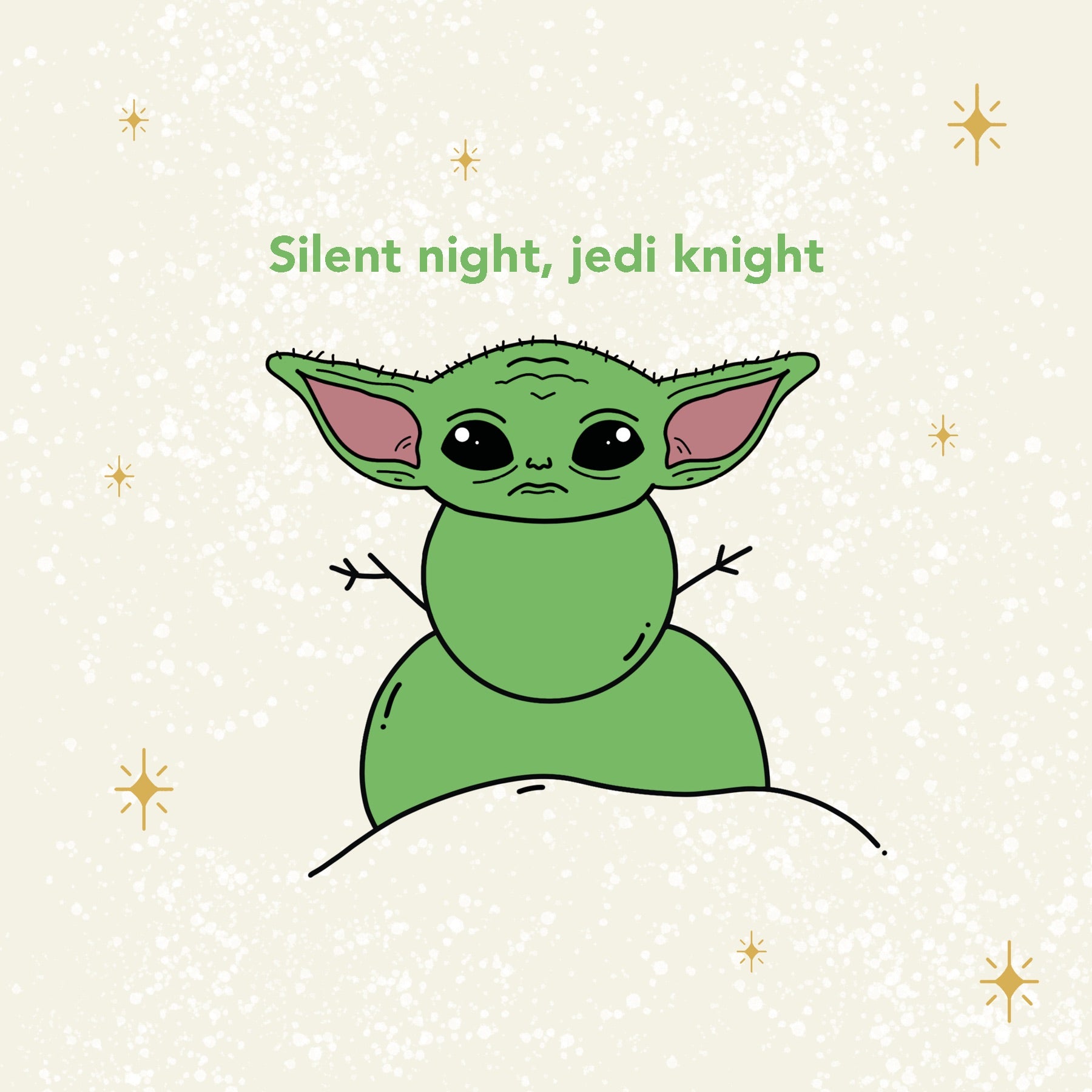 Jedi Knight Christmas Card – Boomf