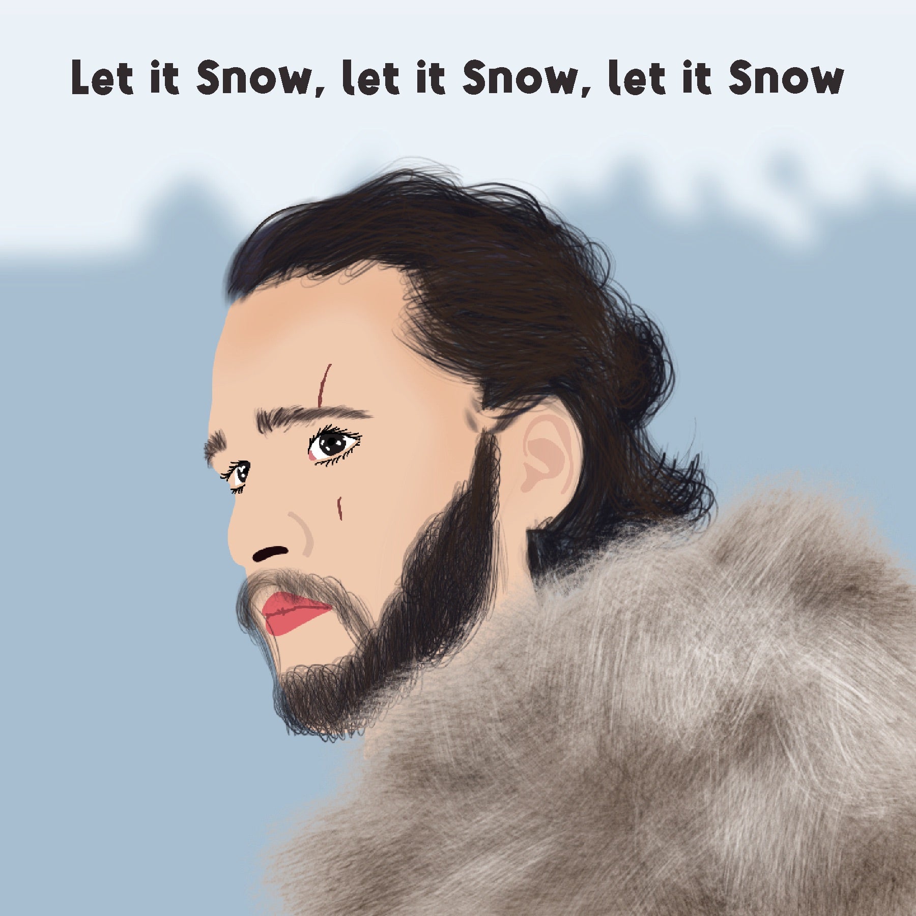 John Snow Christmas Card – Boomf