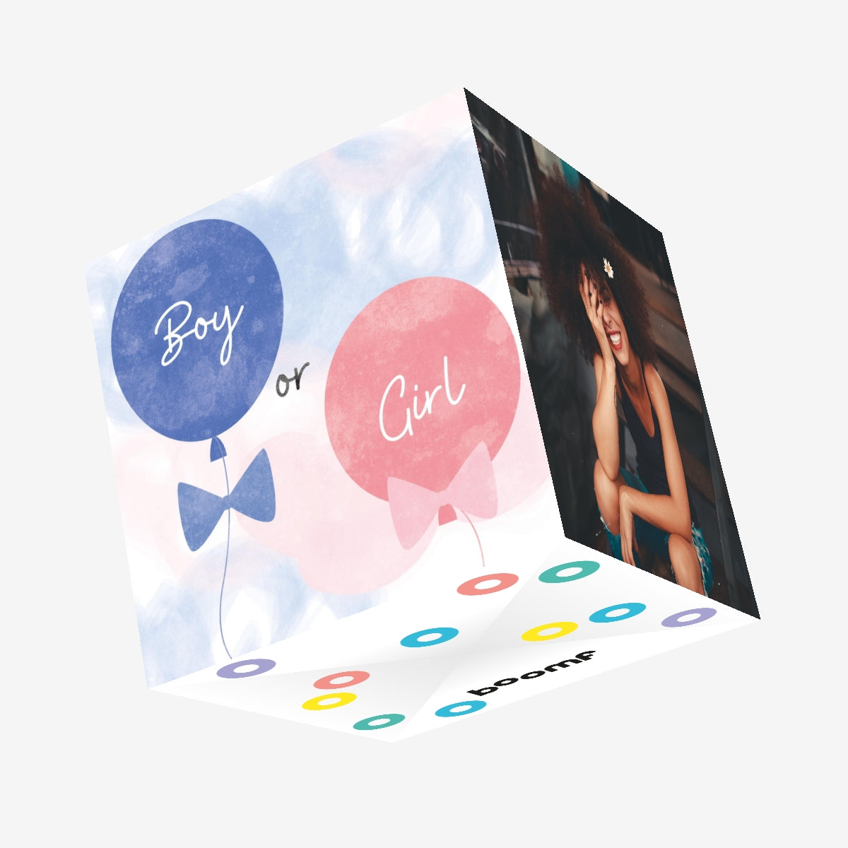 Pregnancy 3D Cube Cards | Boomf