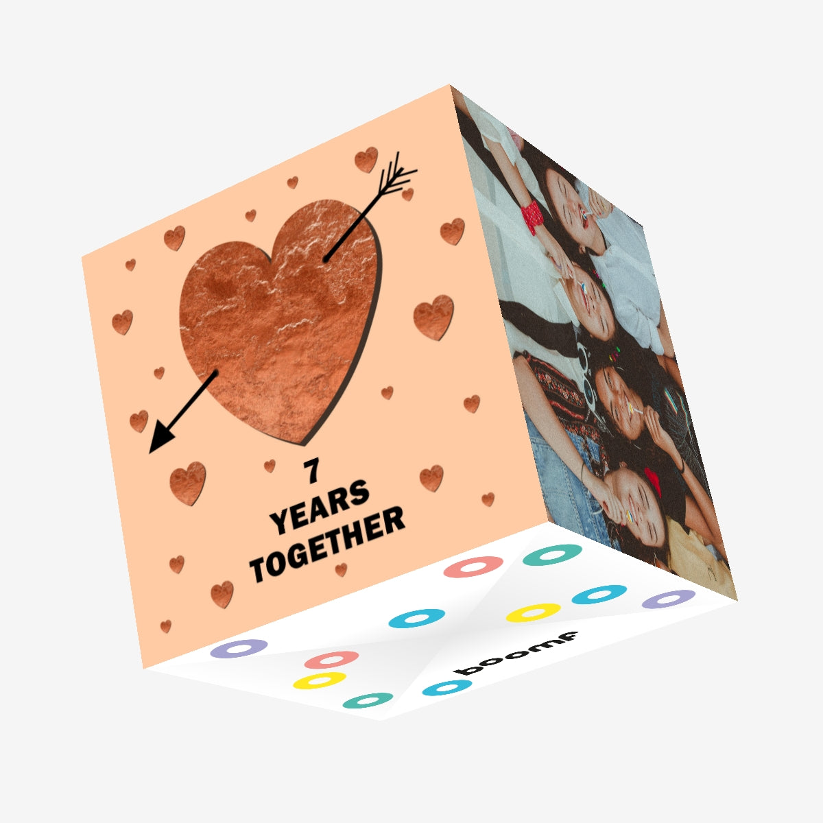 Happy 7 Years Together Confetti-exploding Greetings Card – Boomf