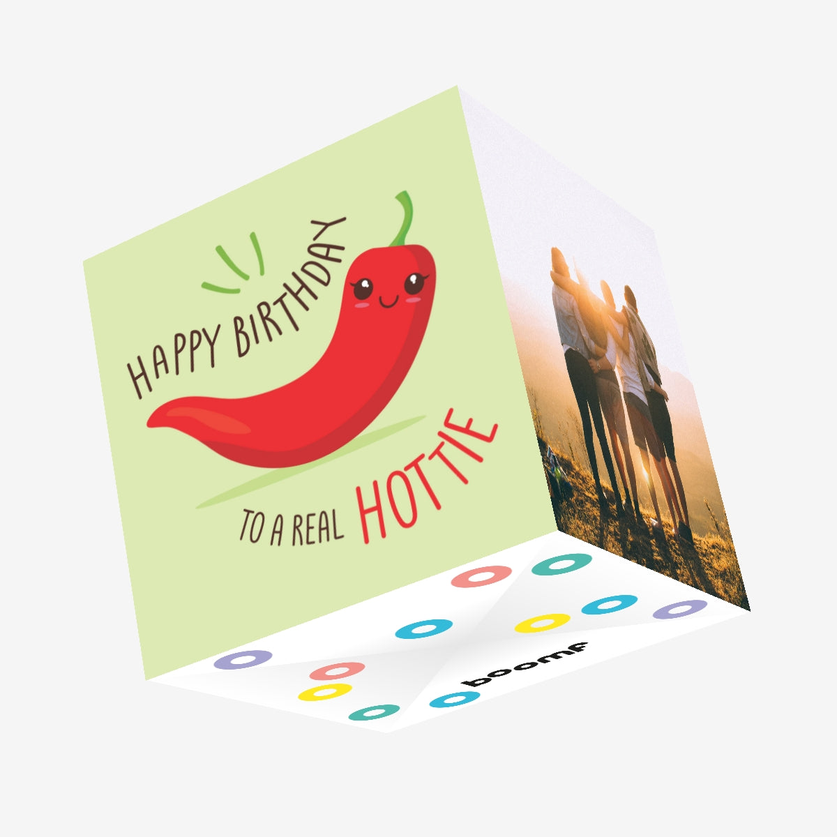 Happy Birthday Hottie Chilli Confetti-exploding Greetings Card – Boomf