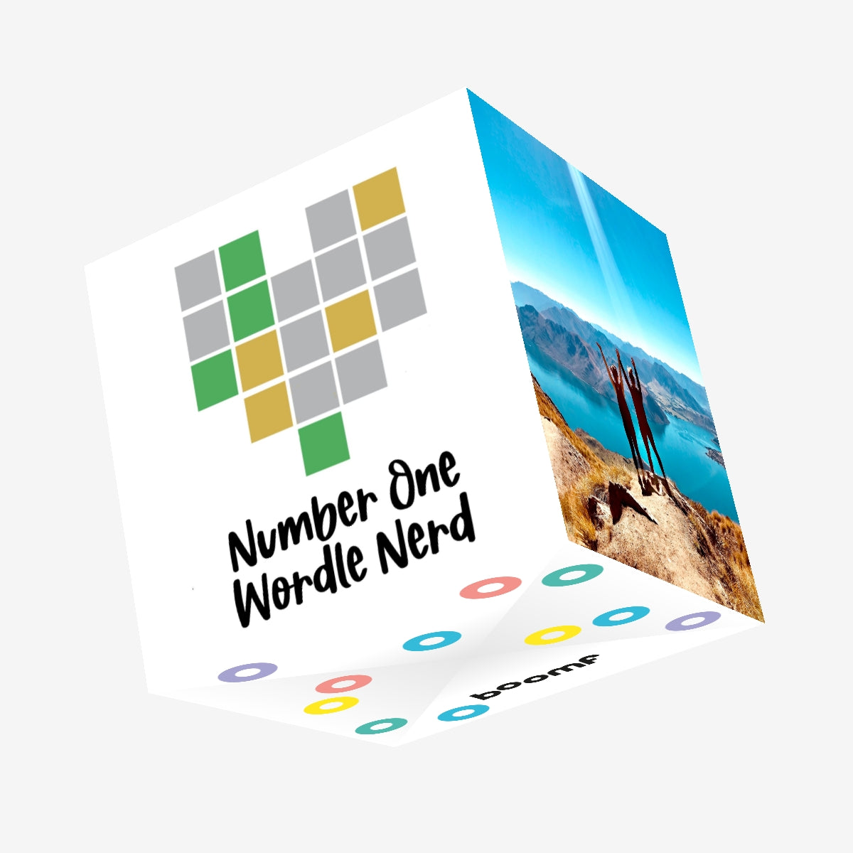Number One Wordle Nerd Confetti-exploding Greetings Card – Boomf
