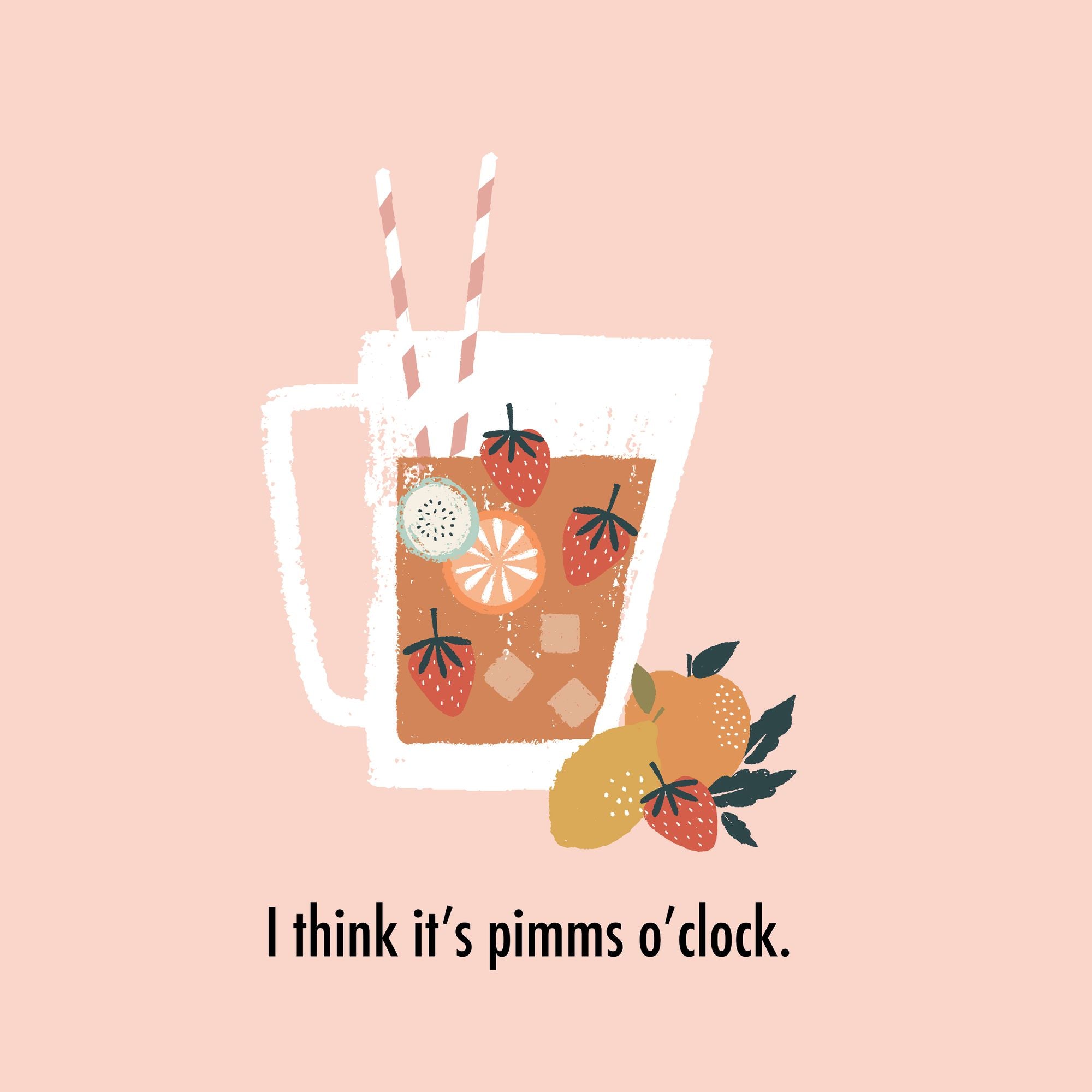 Pimm's O'Clock Card – Boomf