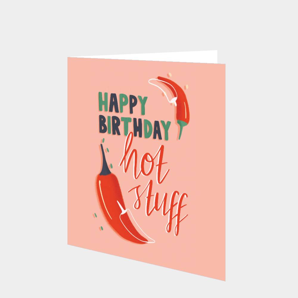 Happy Birthday Hot Stuff Card – Boomf