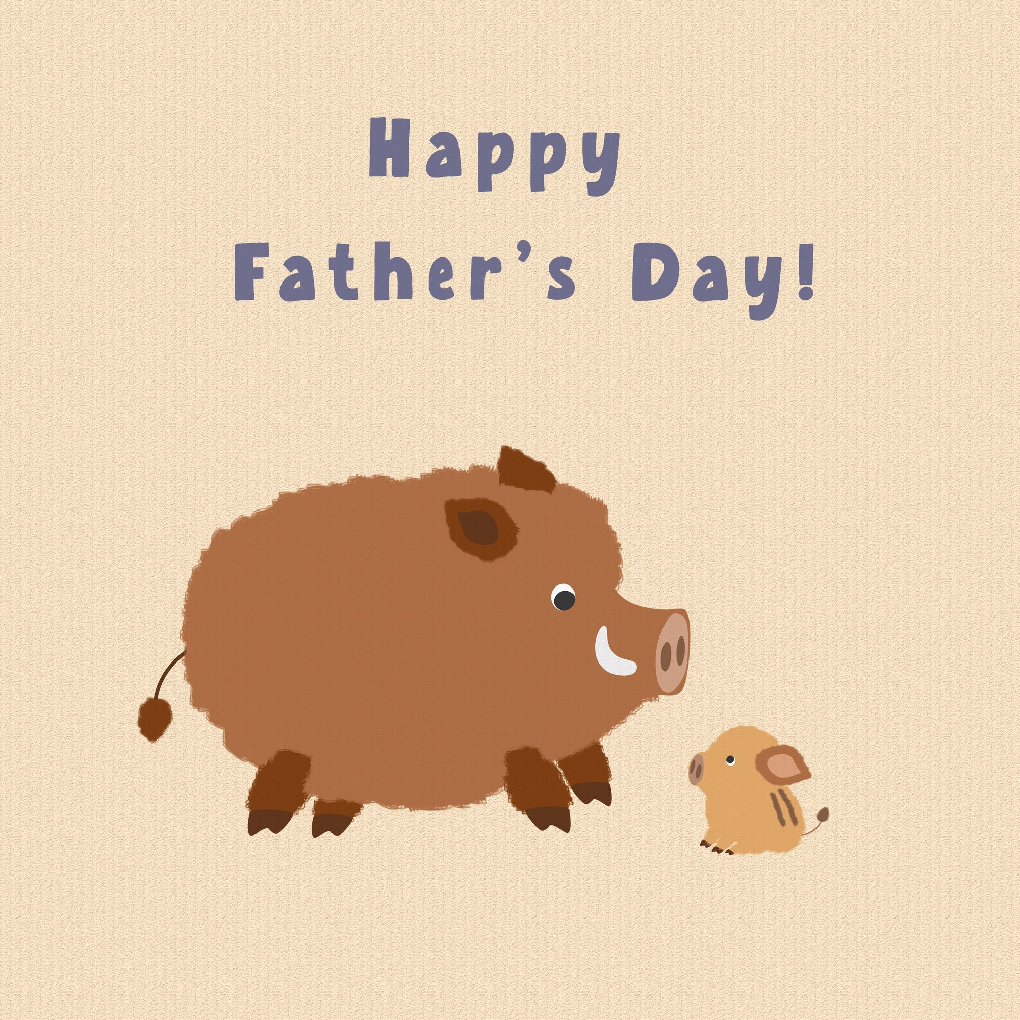 Father's Day Boar Card – Boomf
