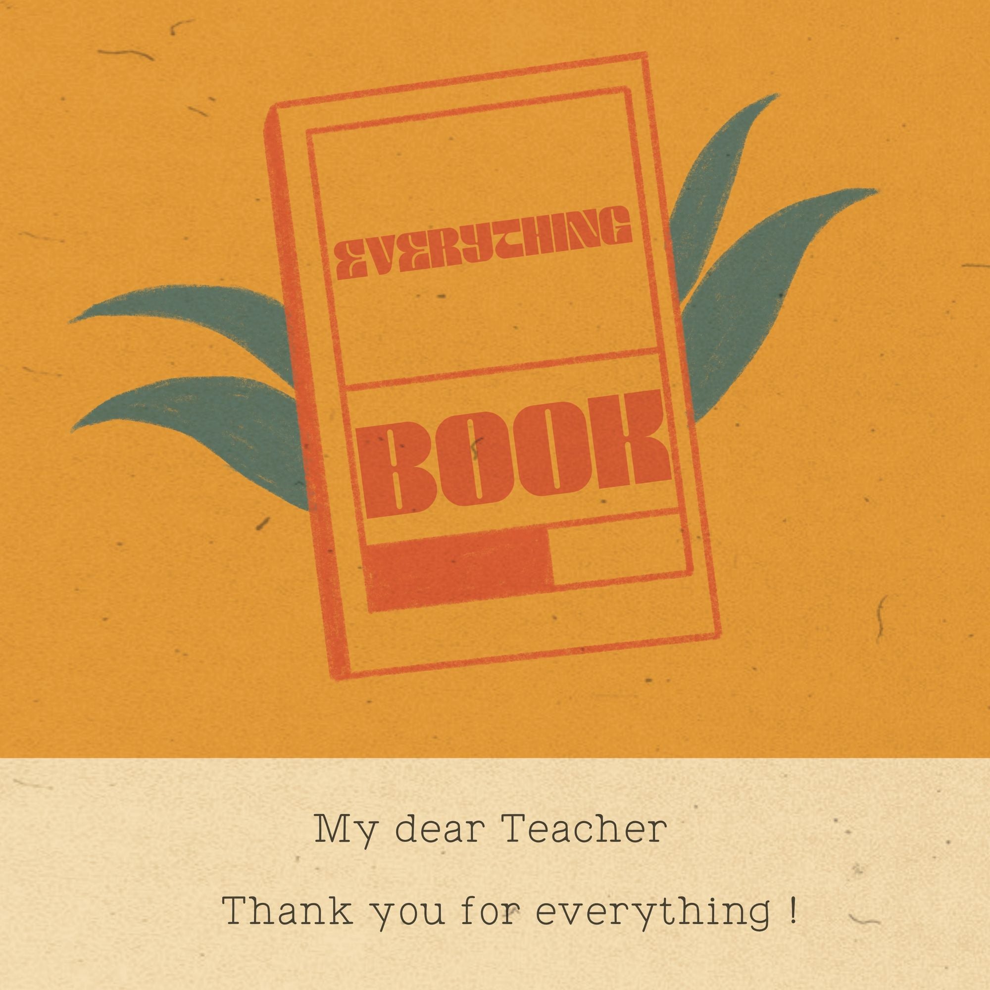My Dear Teacher Card – Boomf