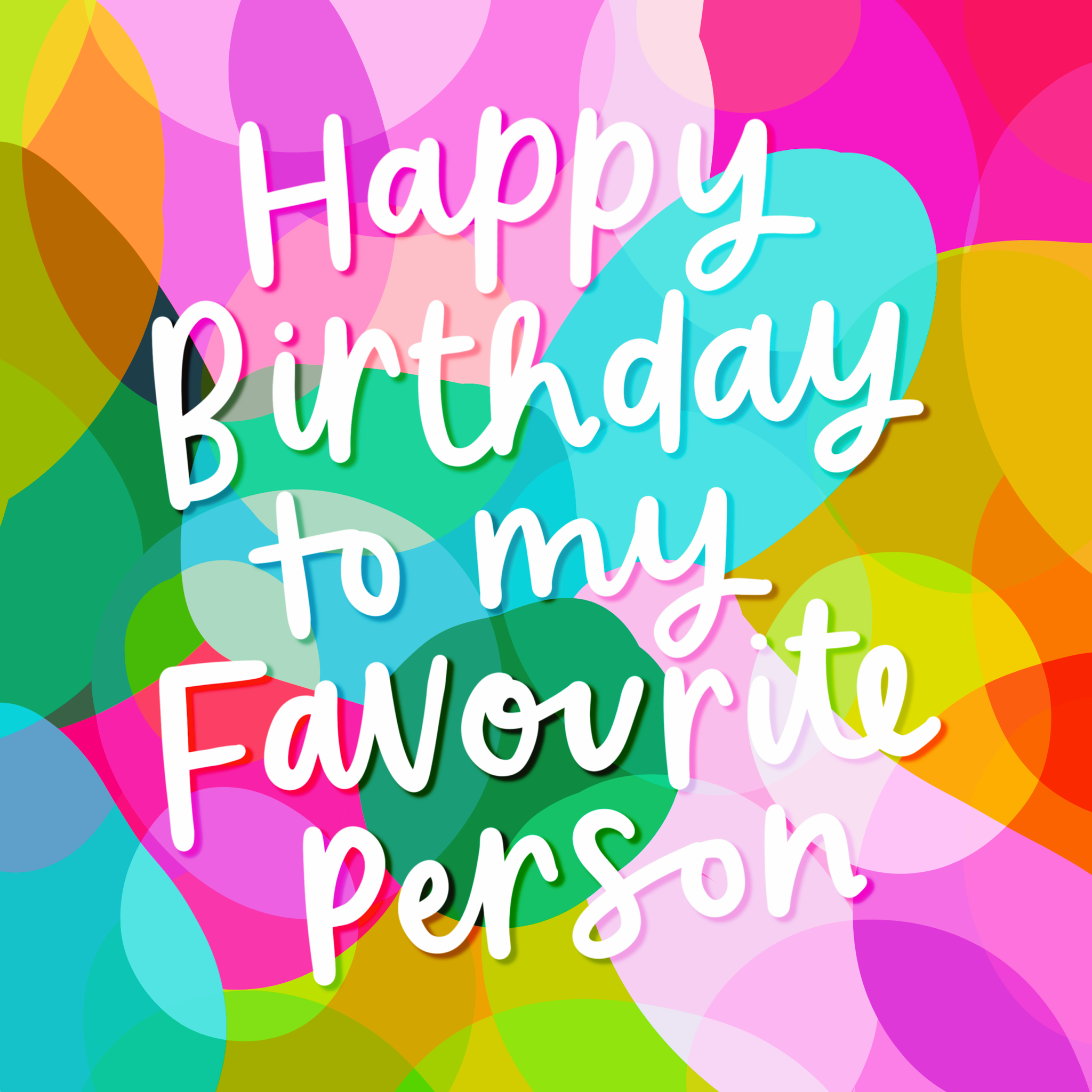 Favourite Person Birthday Card – Boomf