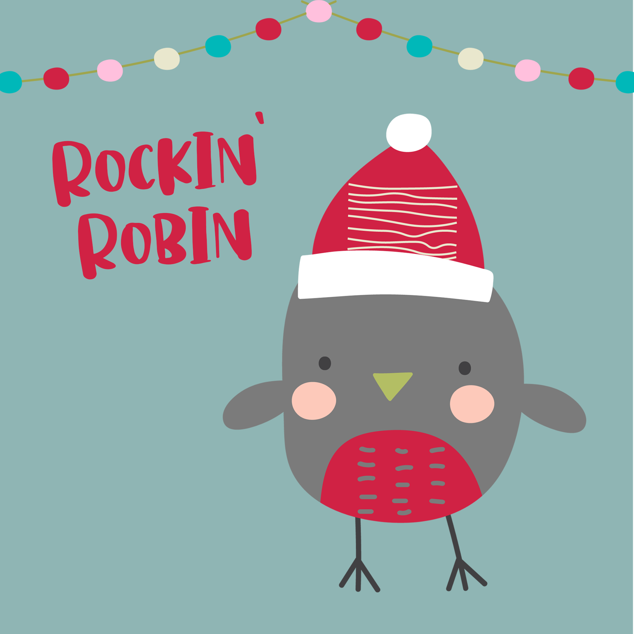 Rockin' Robin Christmas Card – Boomf