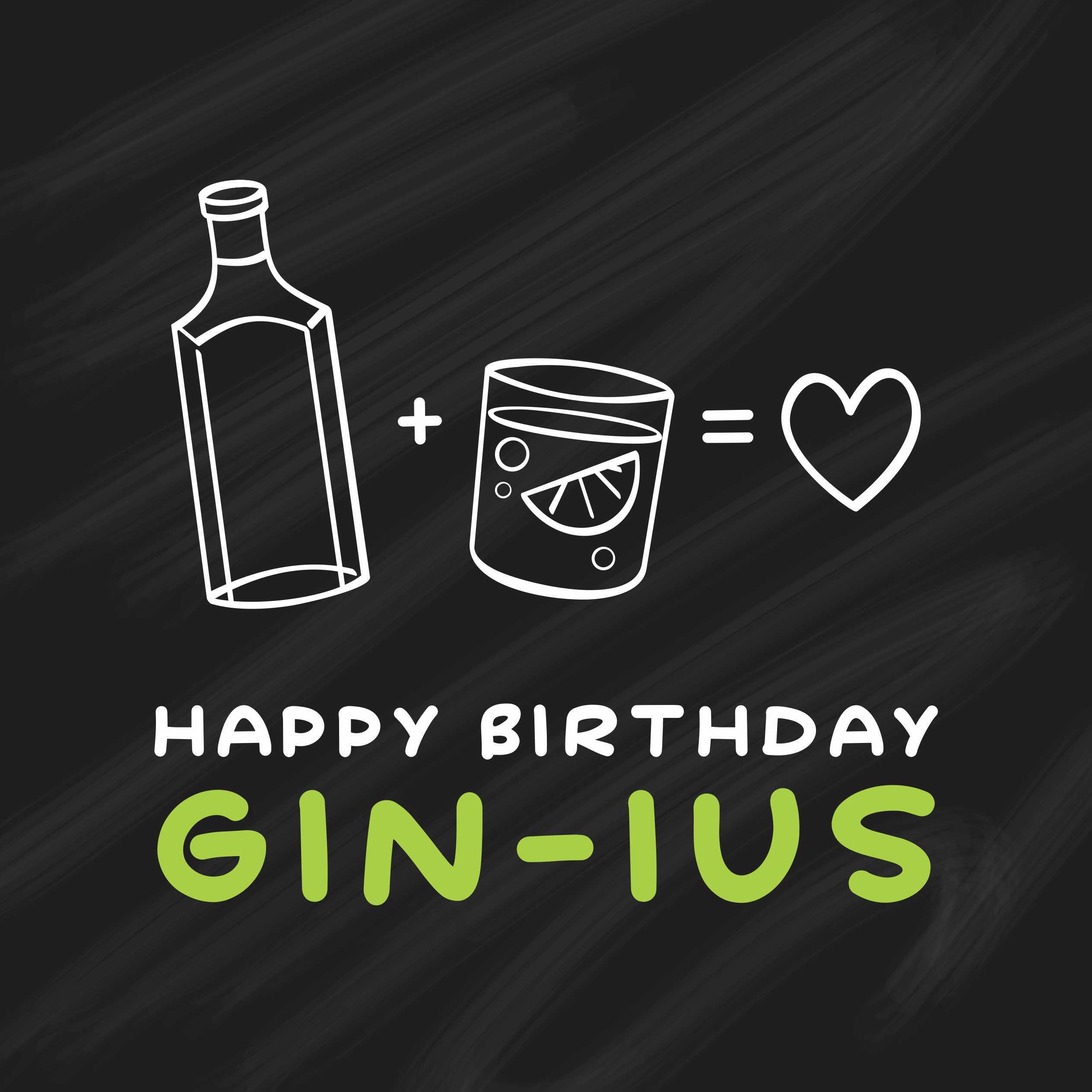 Happy Birthday Gin-Ius Card | Boomf