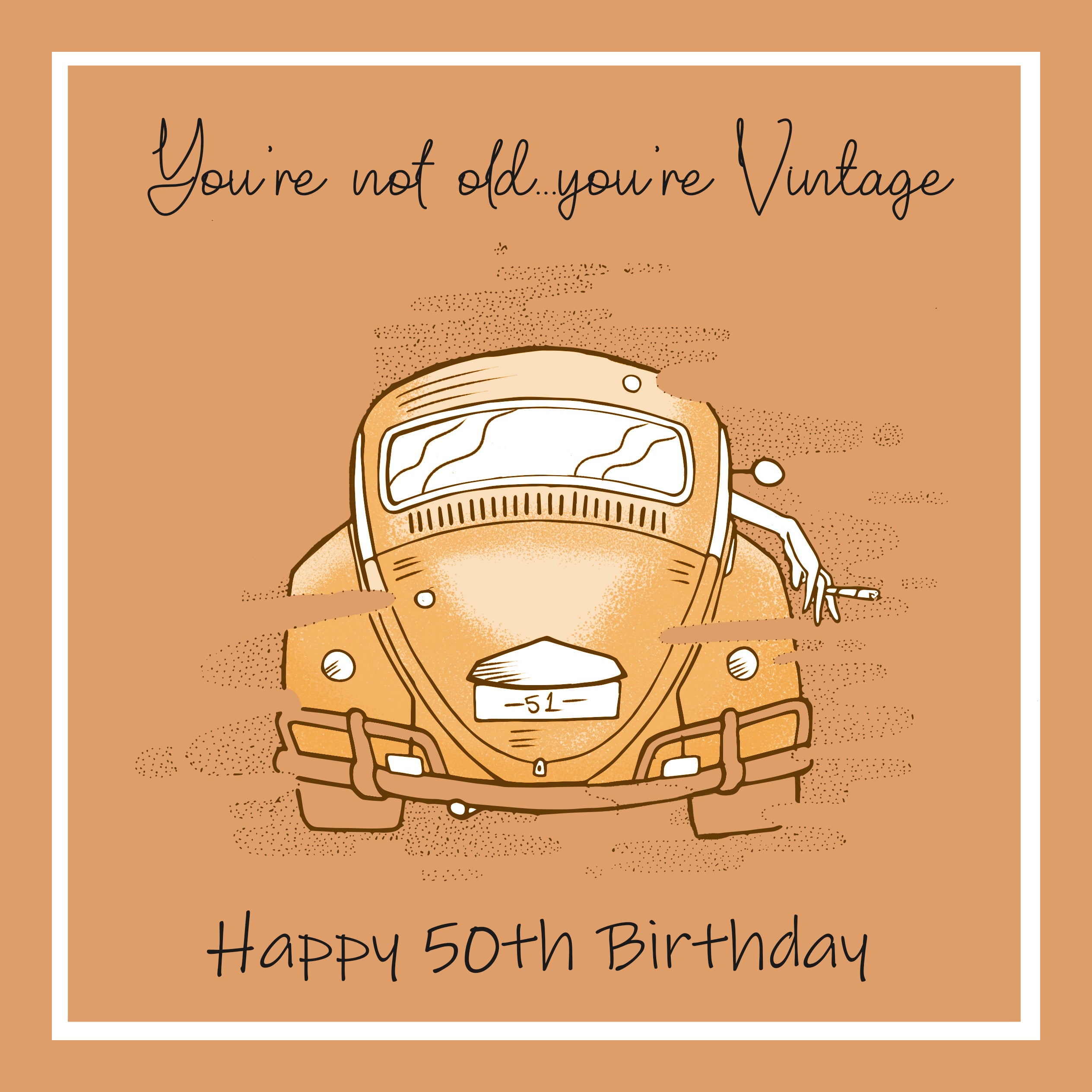 Happy 50th Birthday You Are Vintage | Boomf