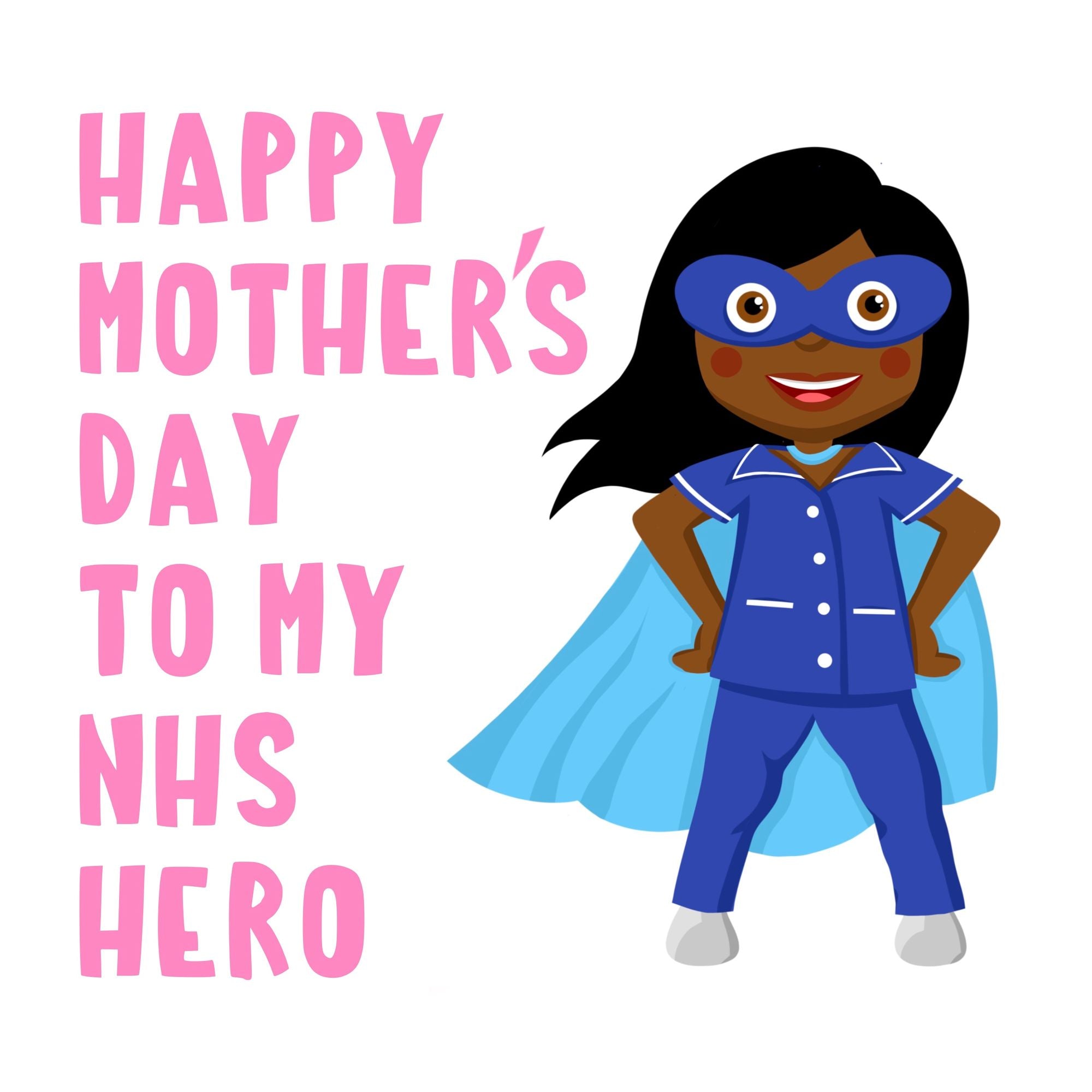 Happy Mother's Day To My NHS Hero Bomb 3D Cube Card – Boomf