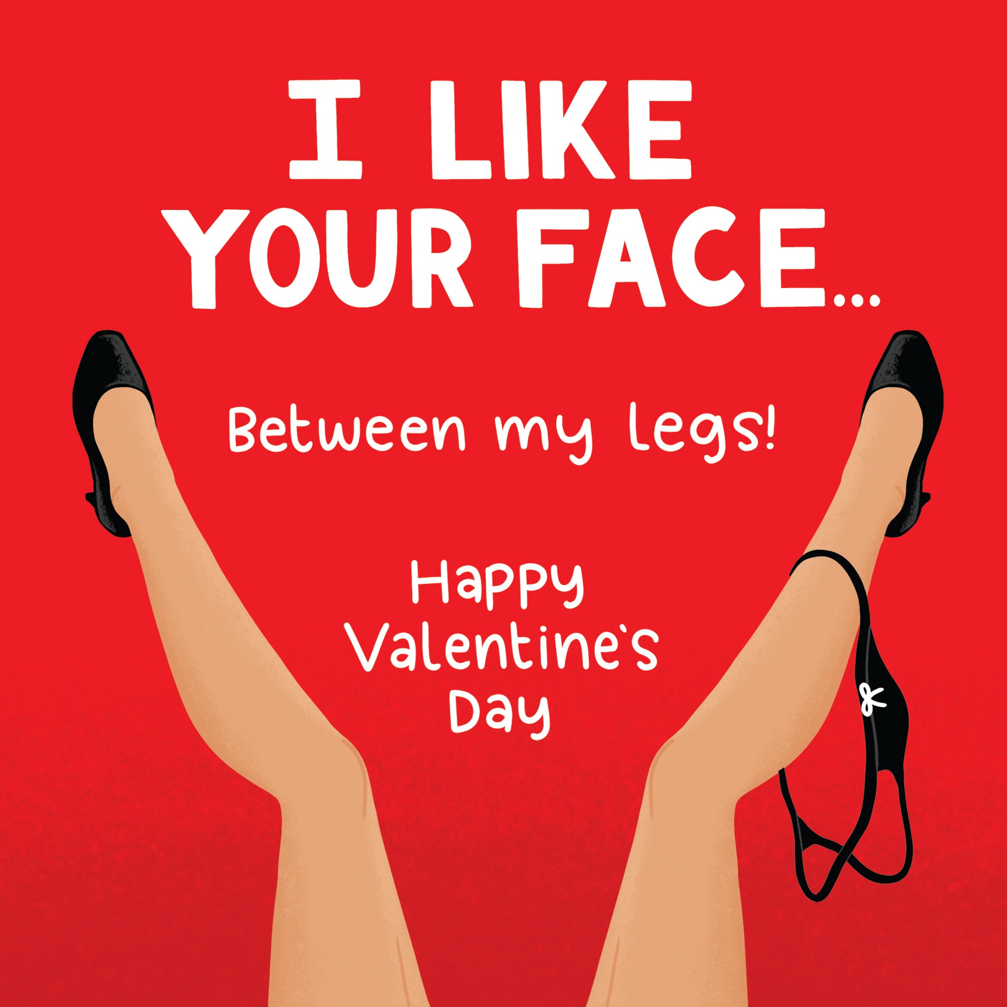 I Like Your Face... Valentine's Day Card | Boomf