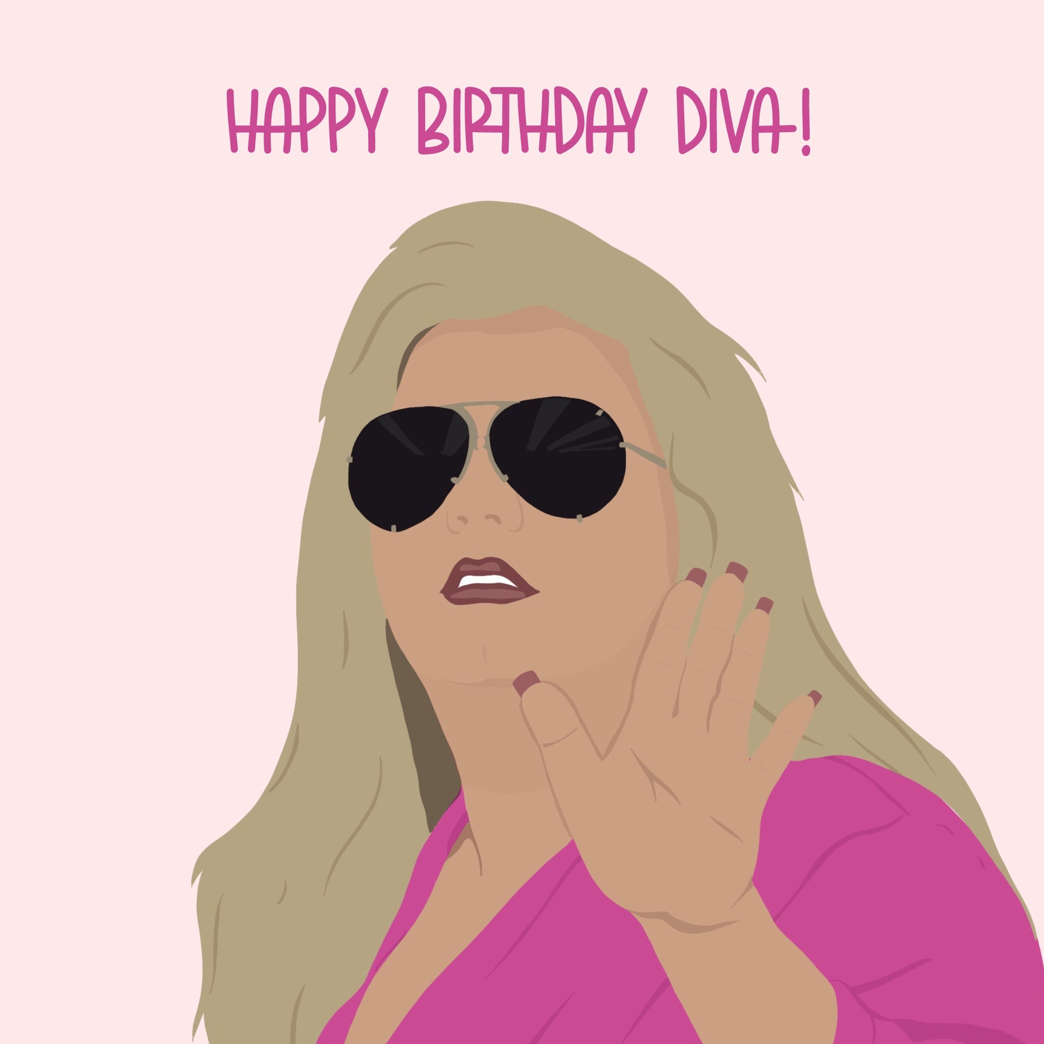 Happy Birthday Diva Gemma Collins Card – Boomf