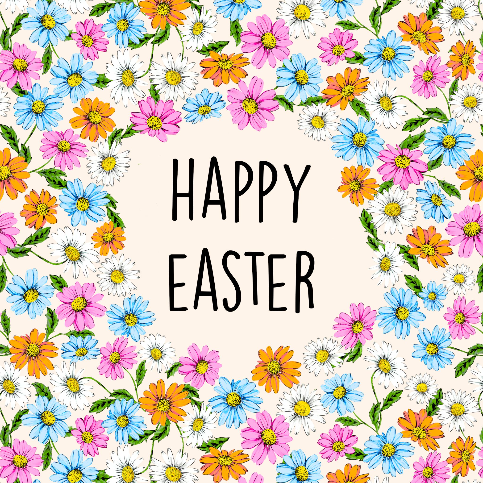 Pretty Daisies Easter Card – Boomf