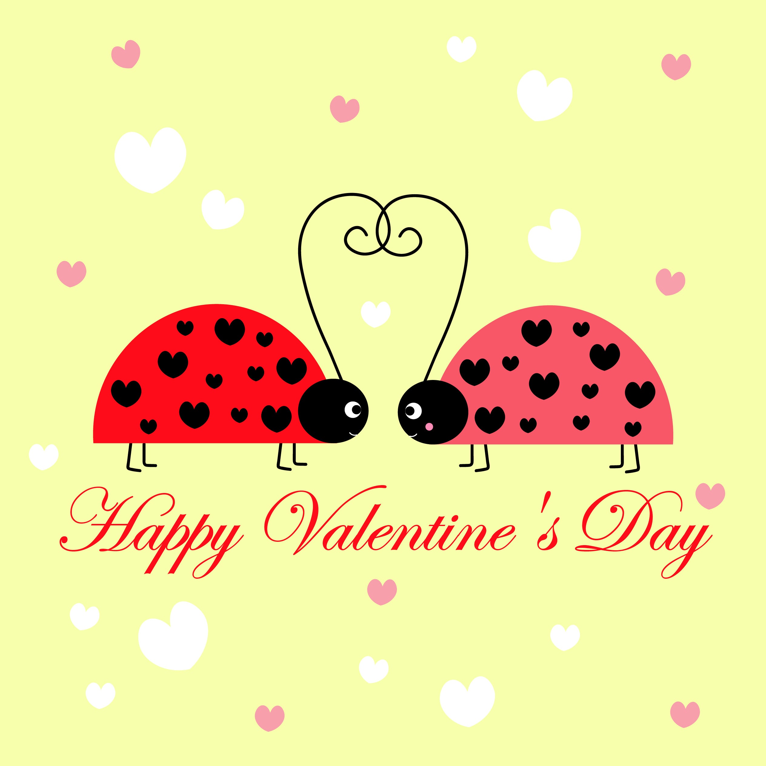 Cute Love Bugs Happy Valentine's Day Card | Boomf