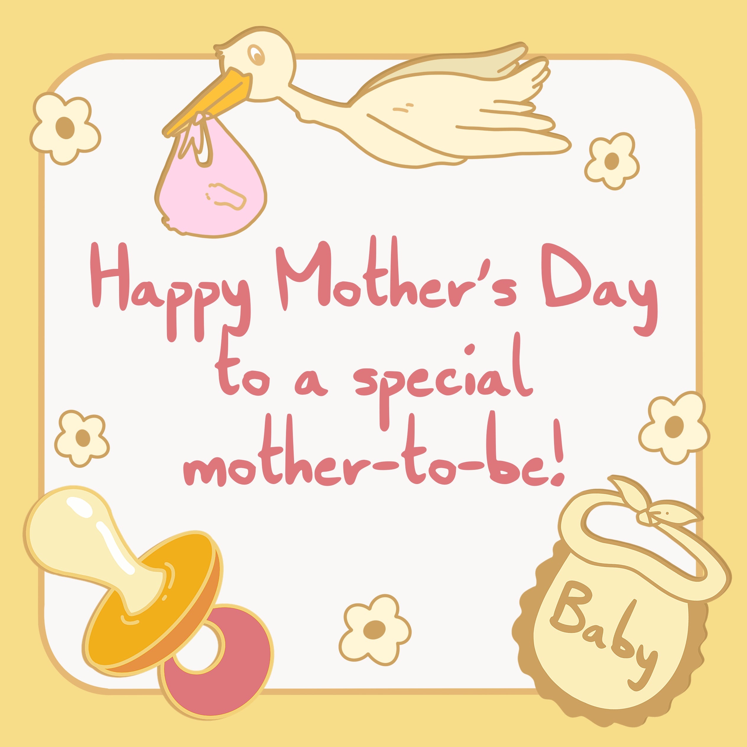 Happy Mother's Day To A Special Mother-to-be Card | Boomf