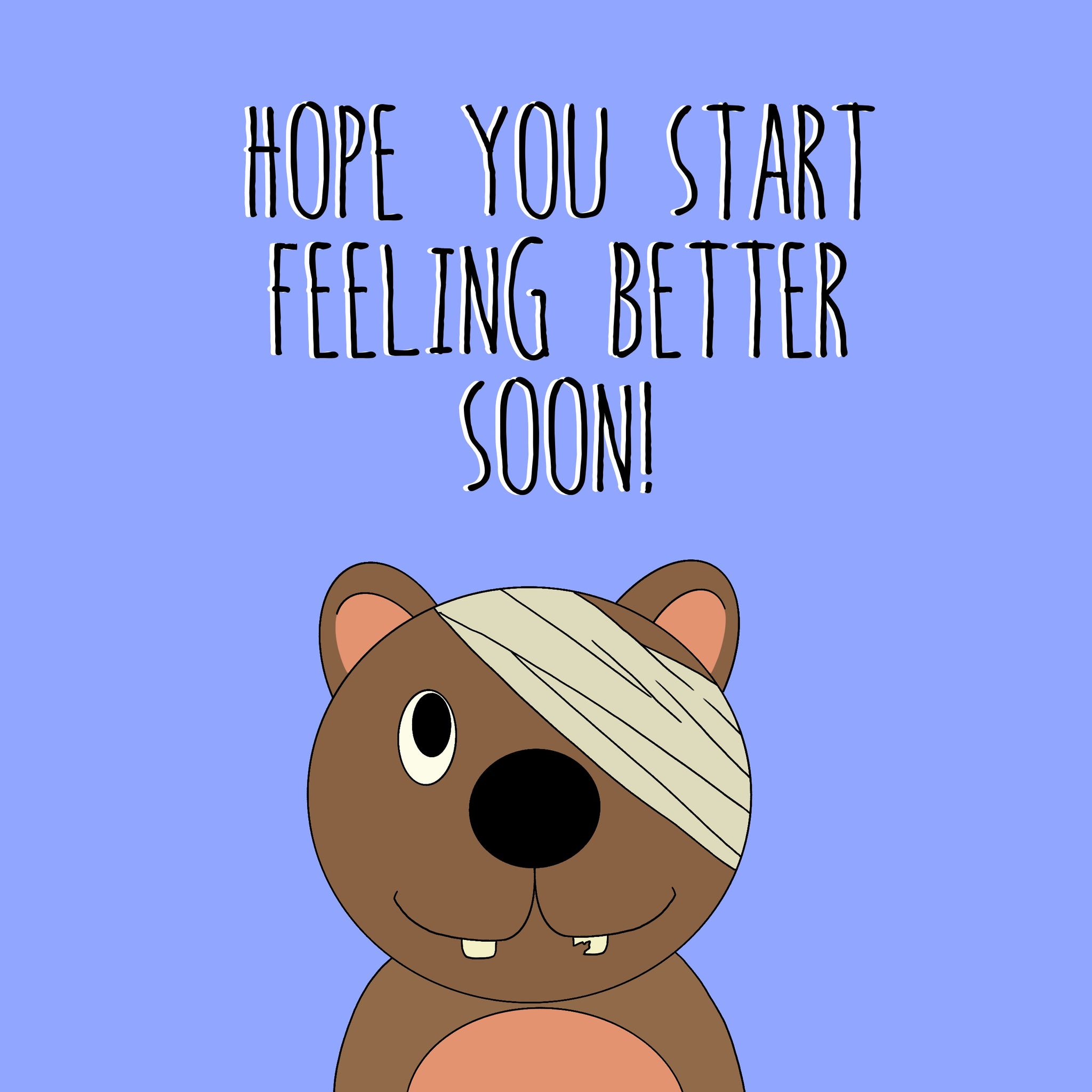 Funny Get Well Cards With Envelope on Boomf