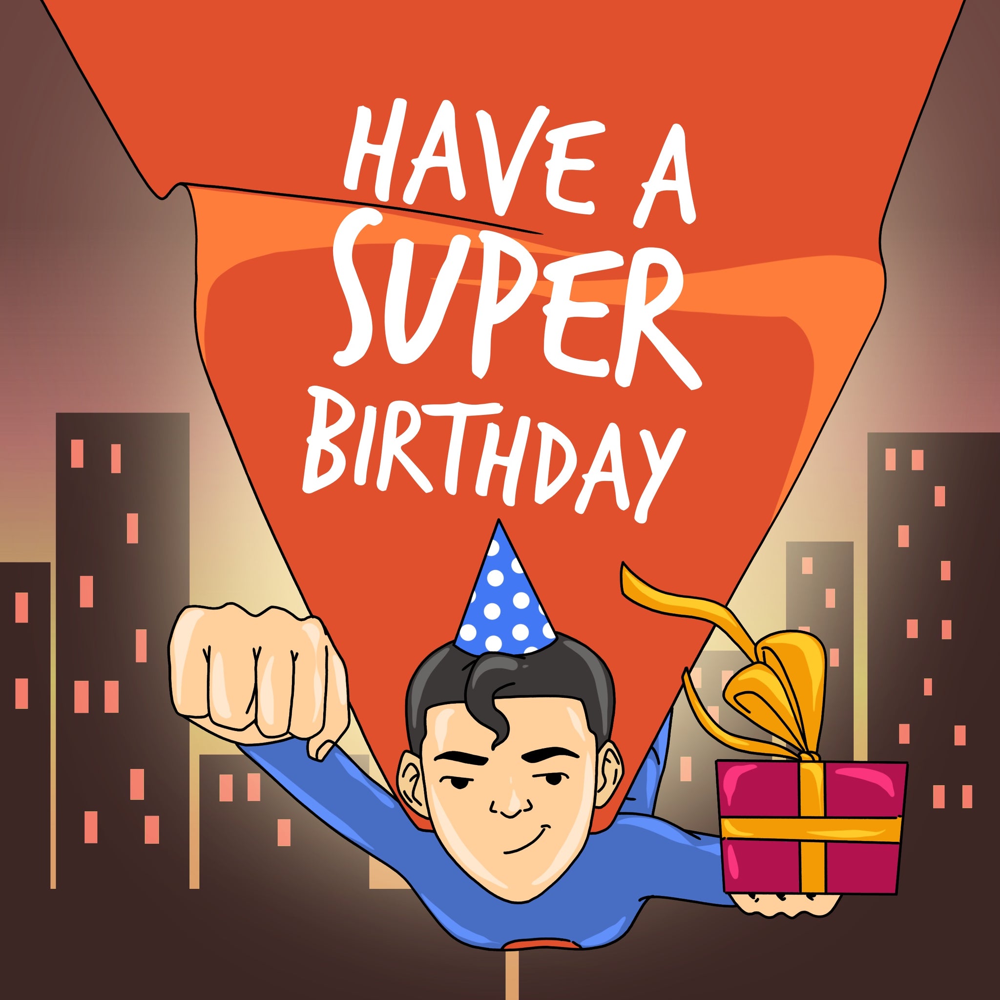 Superhero Birthday Cards | Boomf
