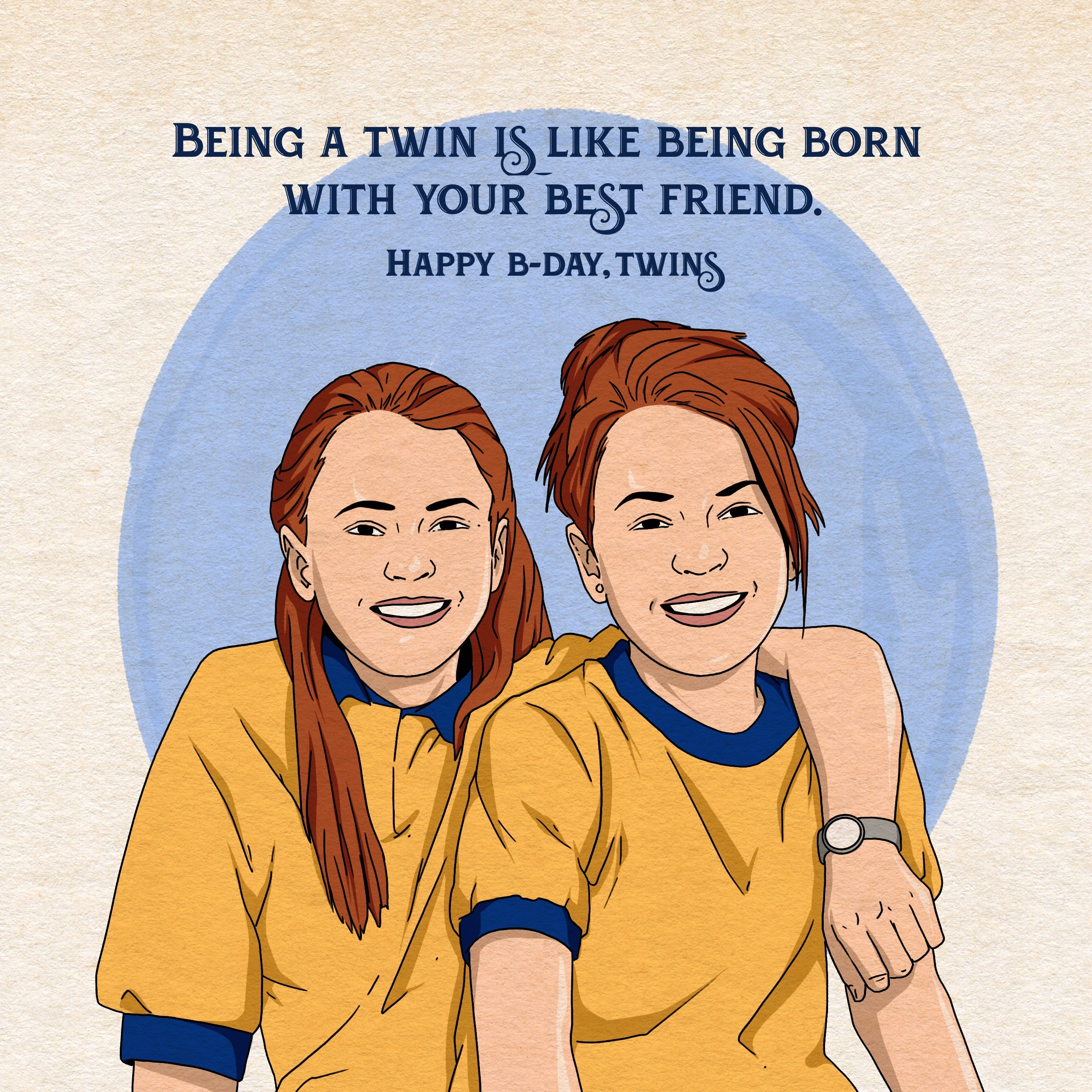 Happy Birthday Best Friends Twins | Boomf