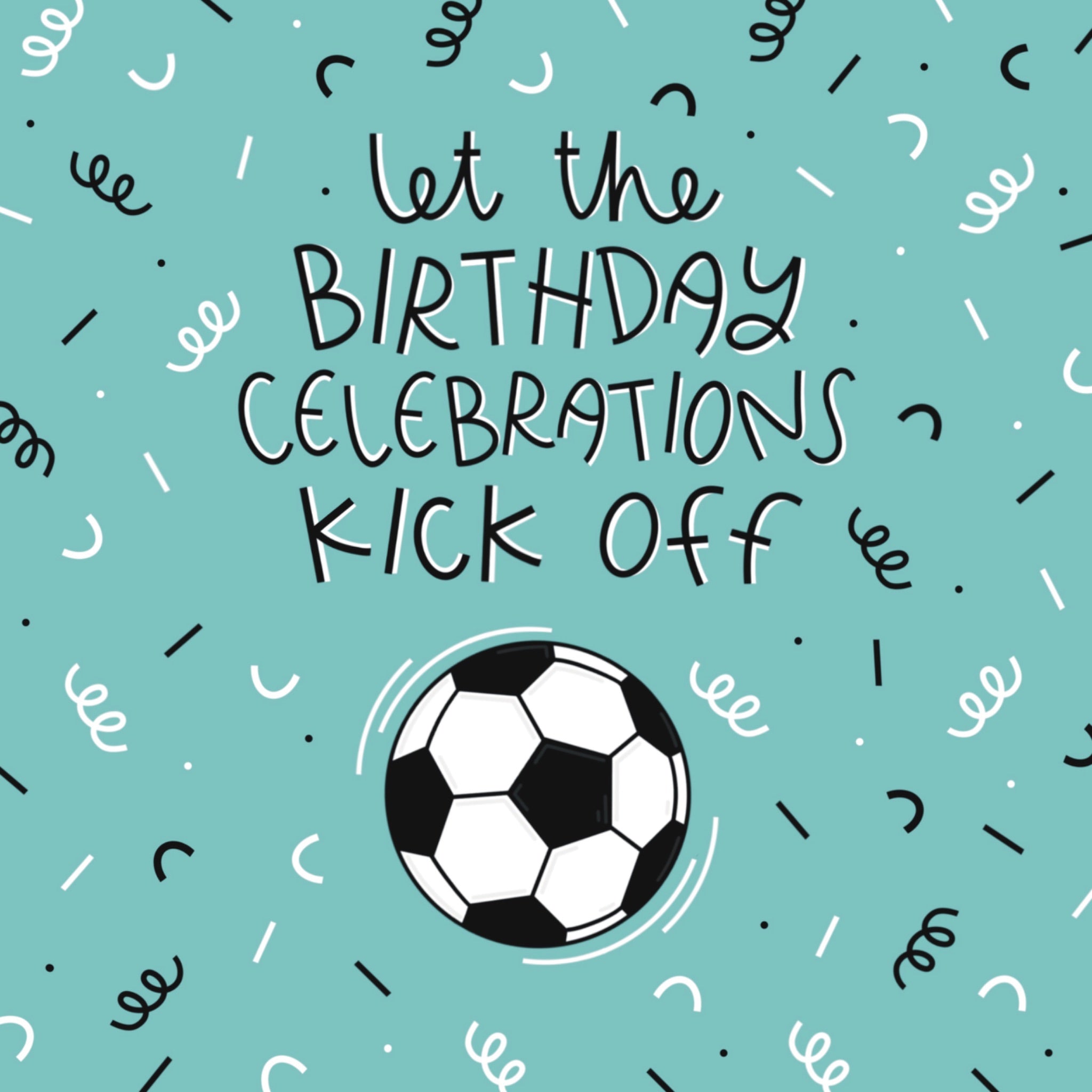 Let The Birthday Celebrations Kick Off Football Card – Boomf
