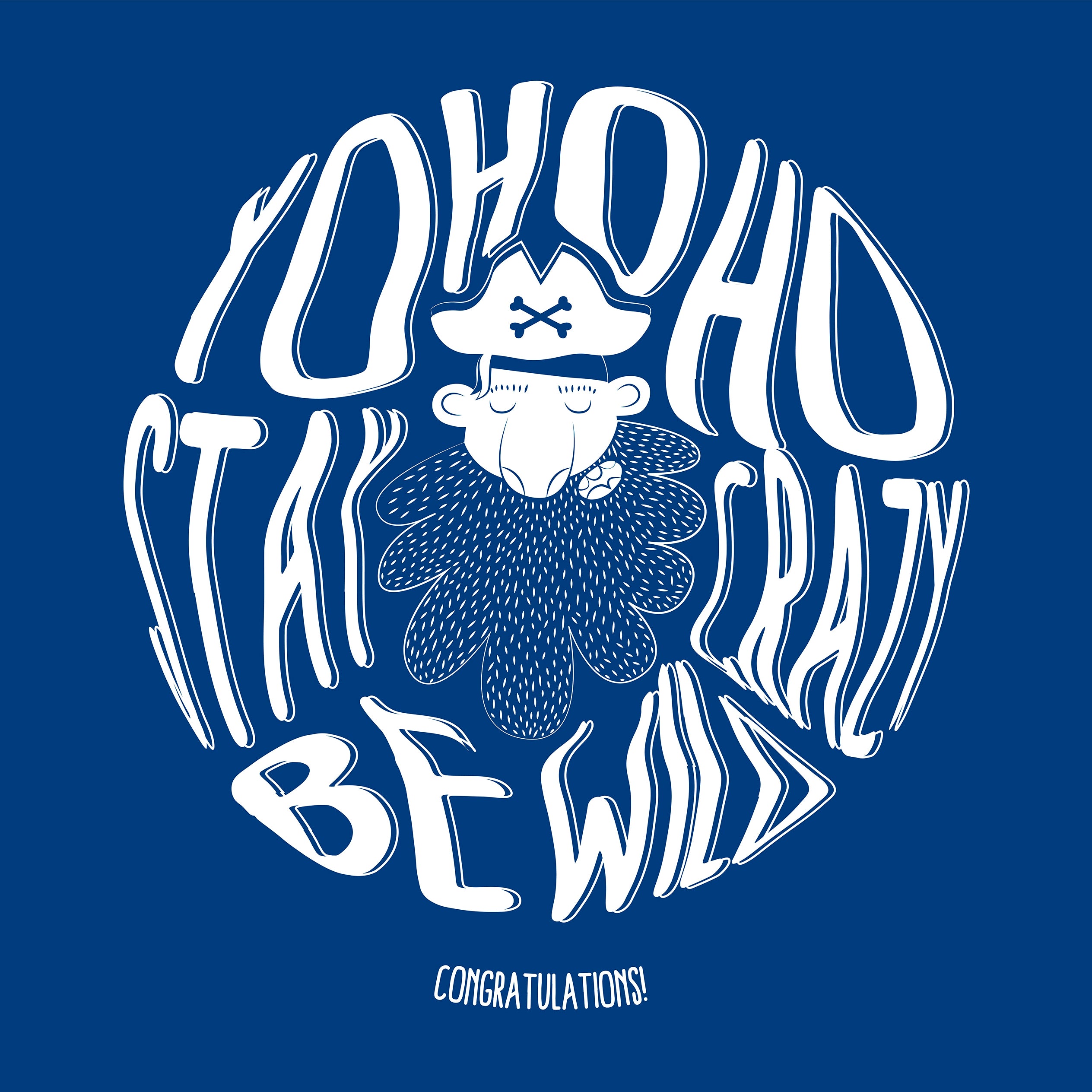 Yo Ho Ho Congratulations Singing Pirate | Boomf