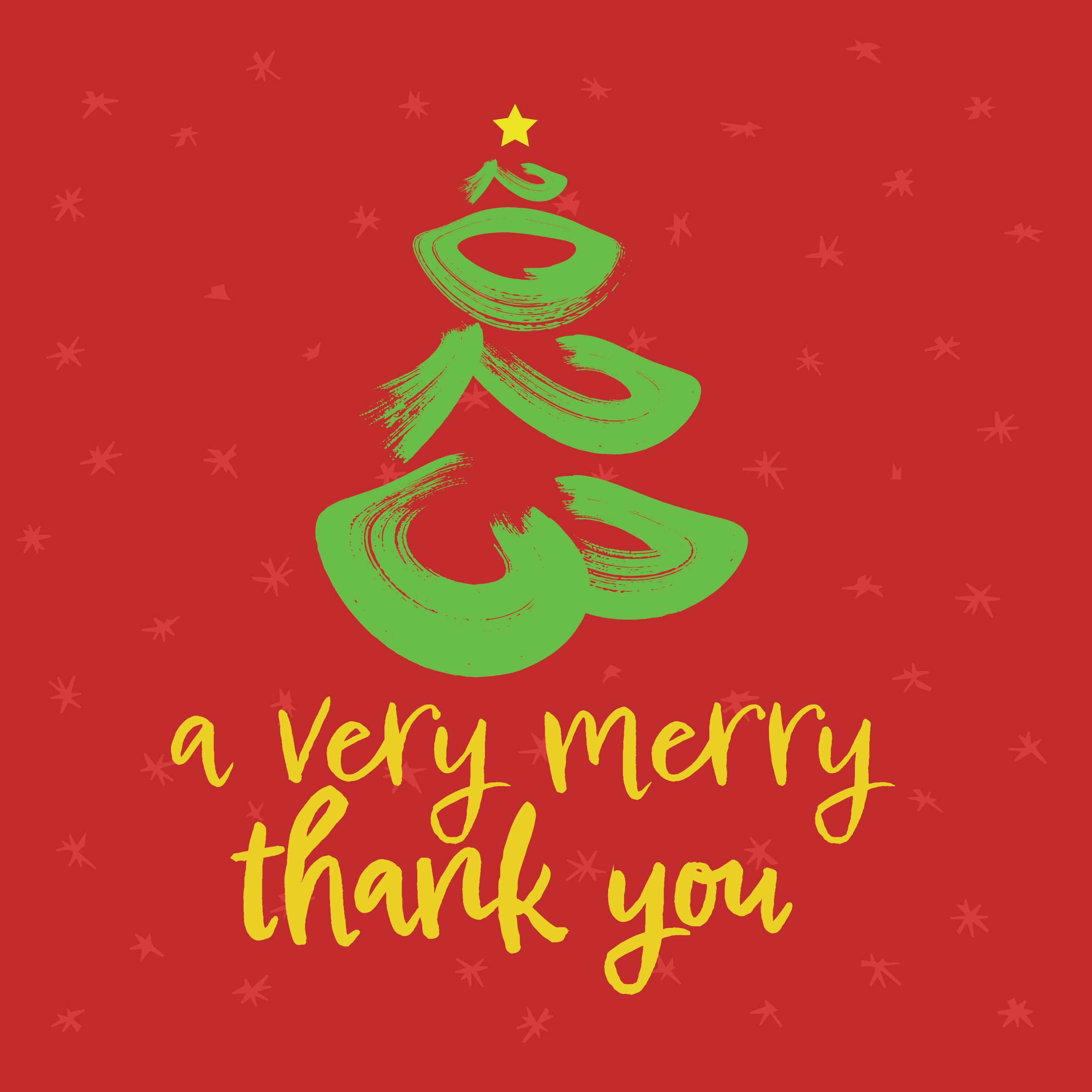 I Very Merry Thank You Card | Boomf