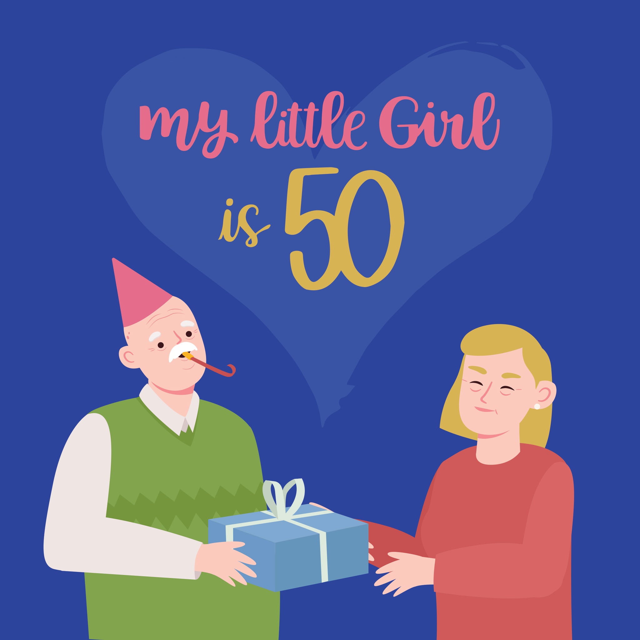 Daughter 50th Birthday Cards | Boomf
