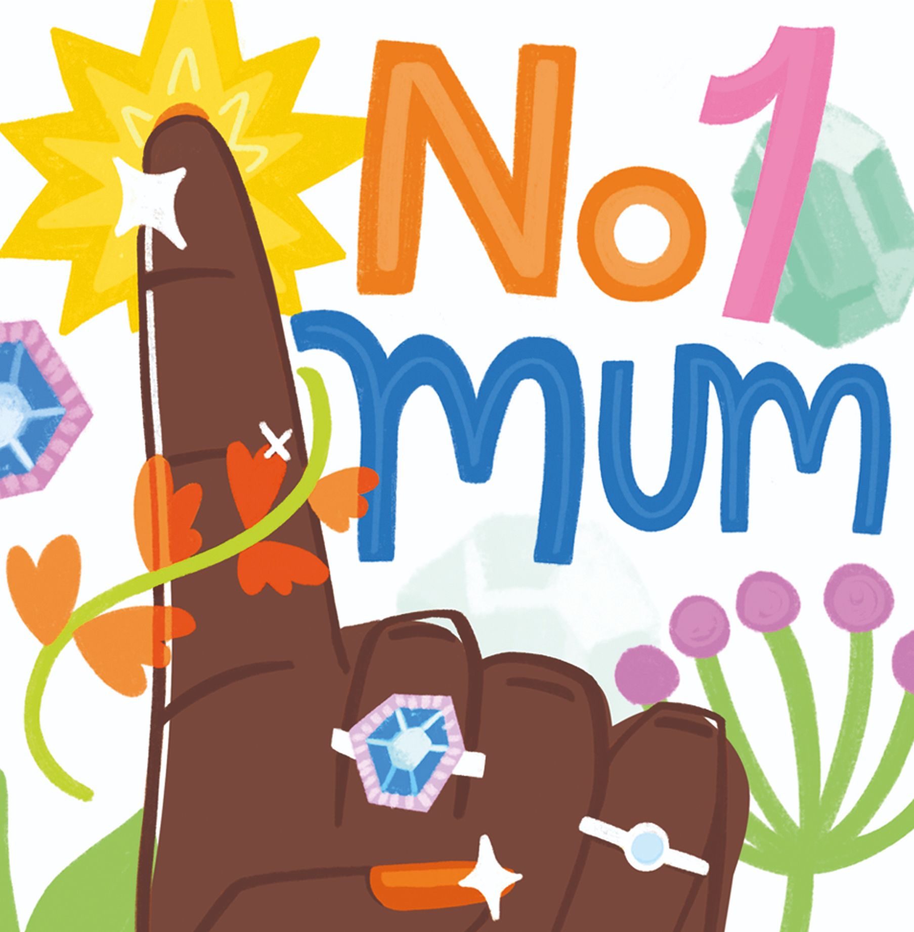Number One Mum Mother's Day Card – Boomf