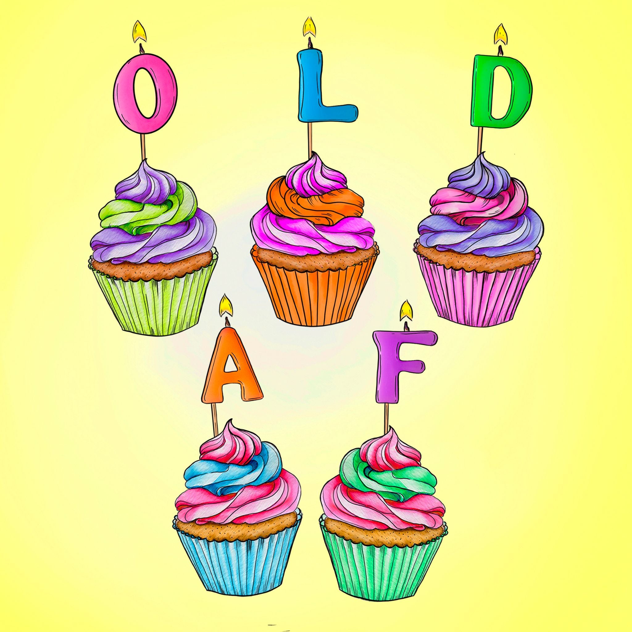 Old AF Birthday Card – Boomf