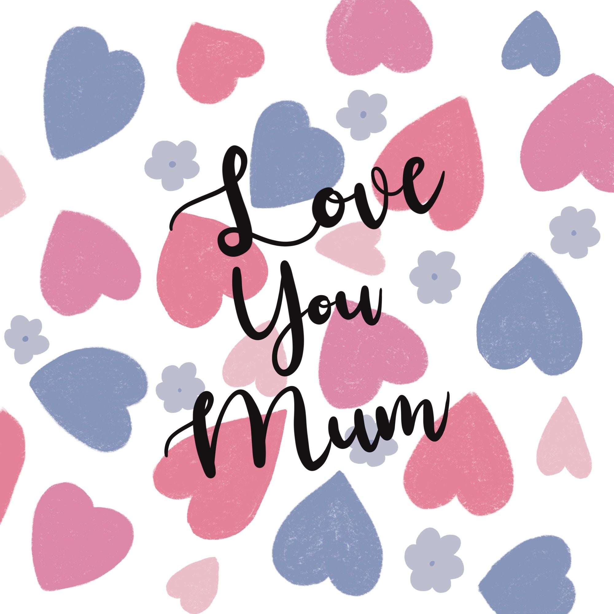 Hearts Love You Mum Bomb 3D Cube Card – Boomf