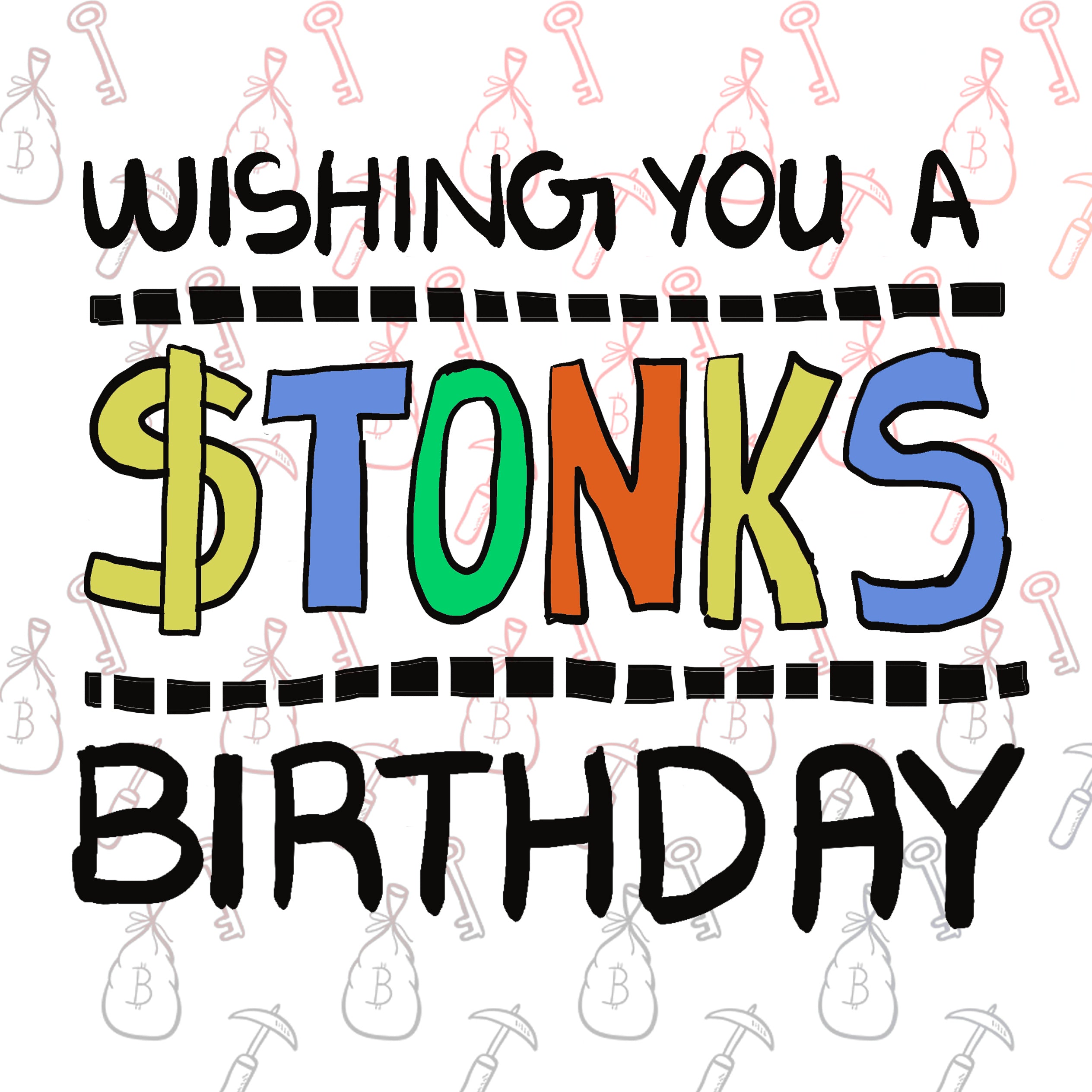 Crypto Wishing You A Stonks Birthday Card | Boomf